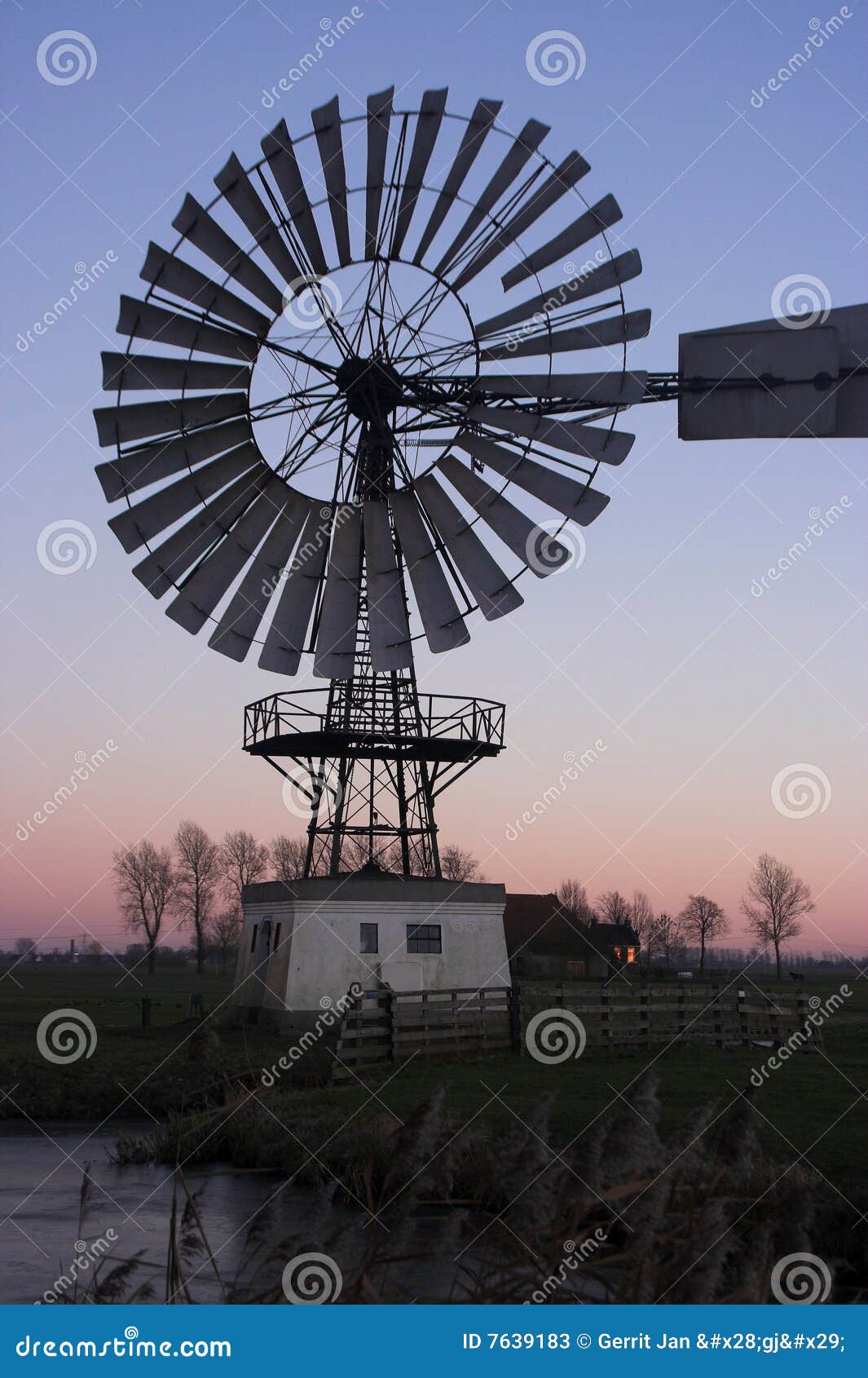 Old windmill stock image. Image of building, characteristique - 7639183