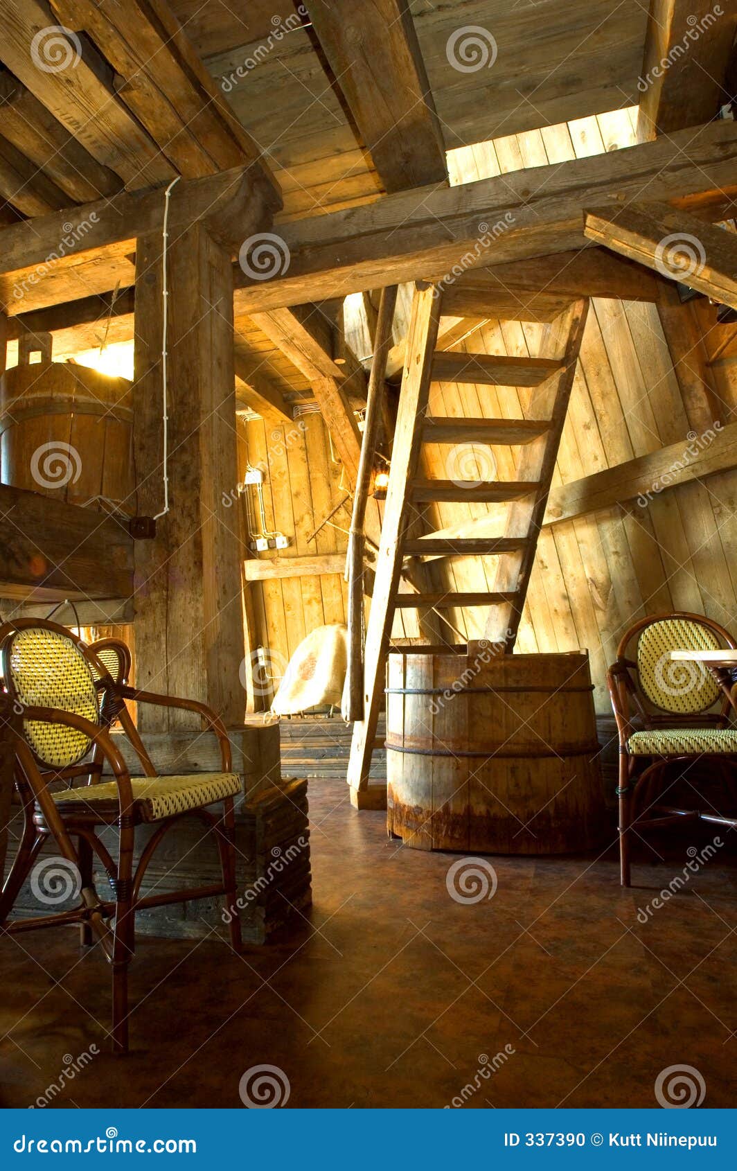 Old windmill interior stock photo. Image of public, historic - 337390