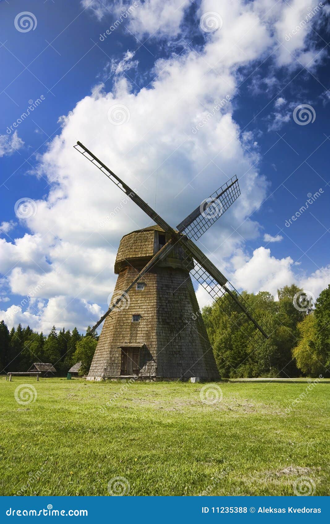 Old Windmill, a Rural Landscape Stock Photo - Image of conservation ...