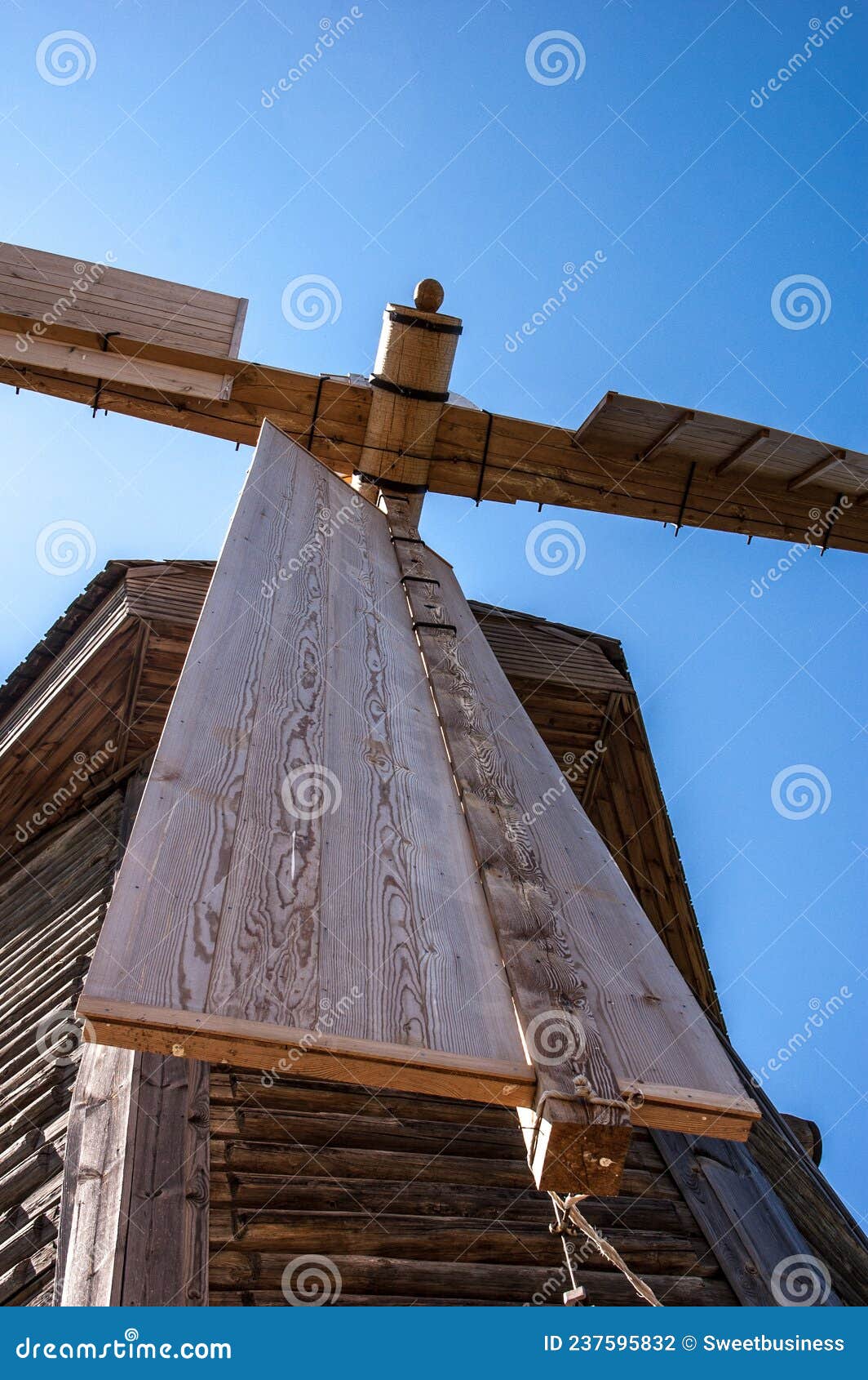 Old Windmill in the Russian Countryside Stock Photo - Image of building ...