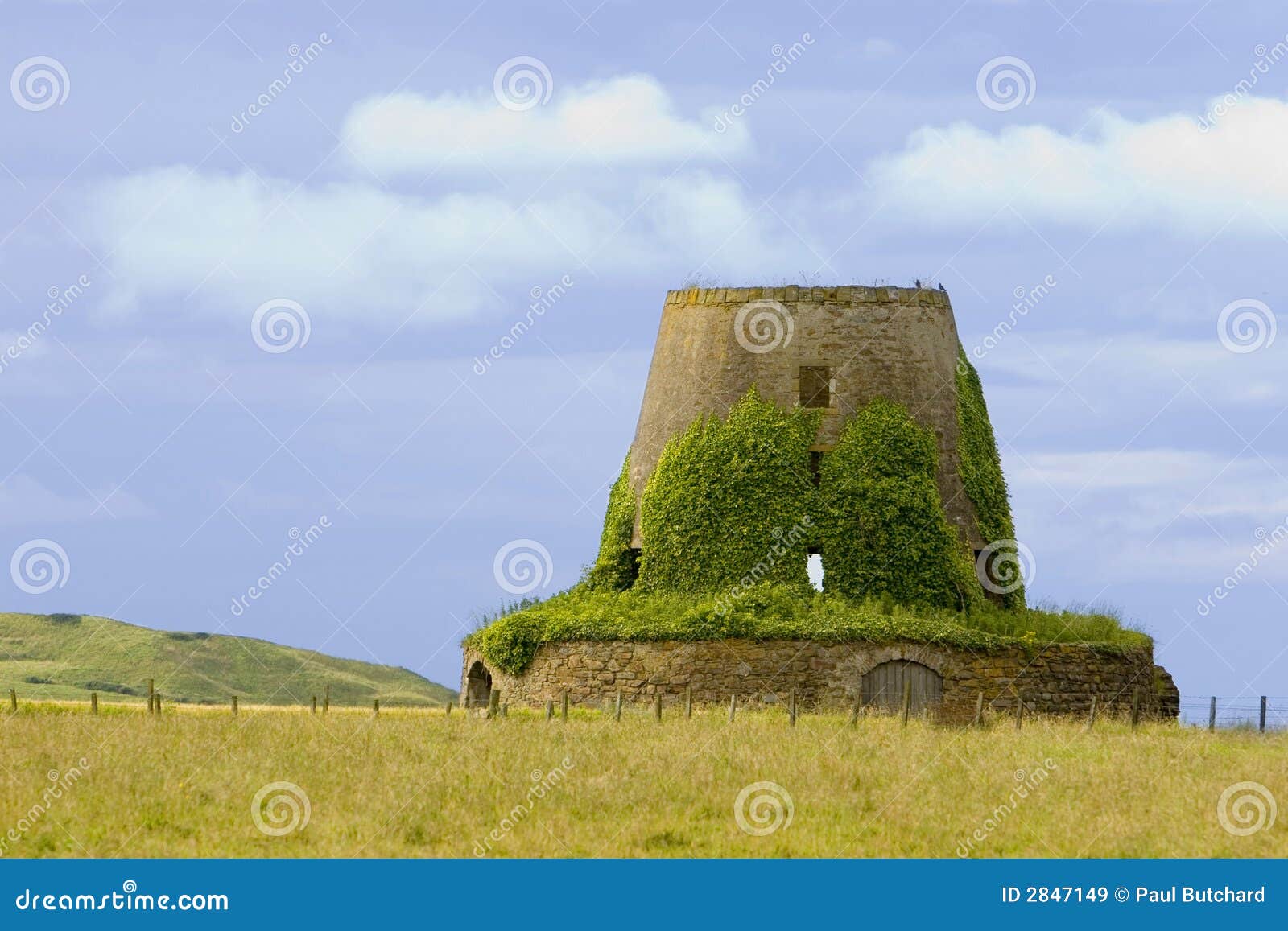 Old Windmill, Scotland stock image. Image of banff, highlands - 2847149