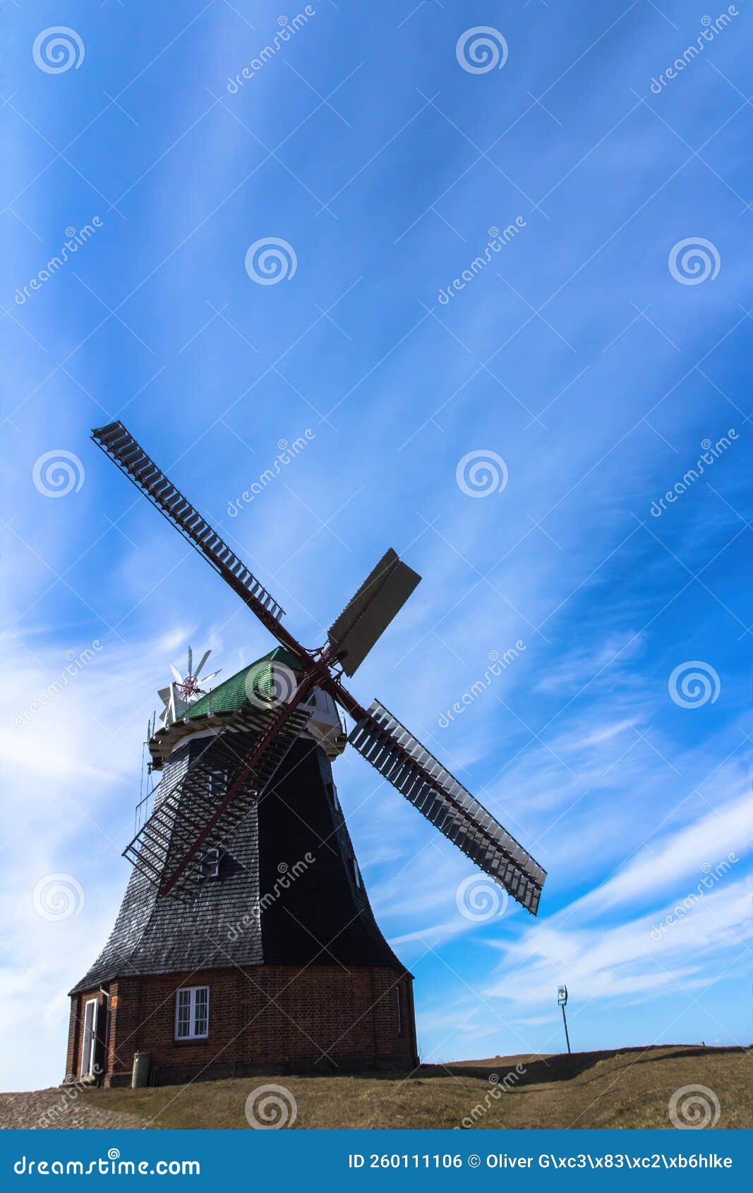 Windmill stock photo. Image of wind, electricity, lighthouse - 260111106