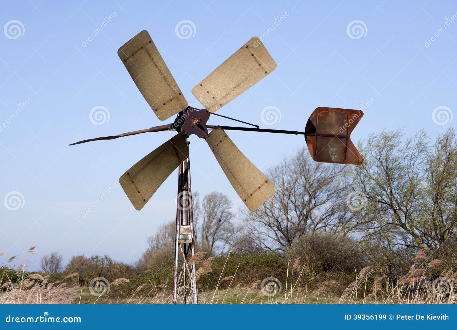 Old windmill stock image. Image of energy, equipment - 39356199