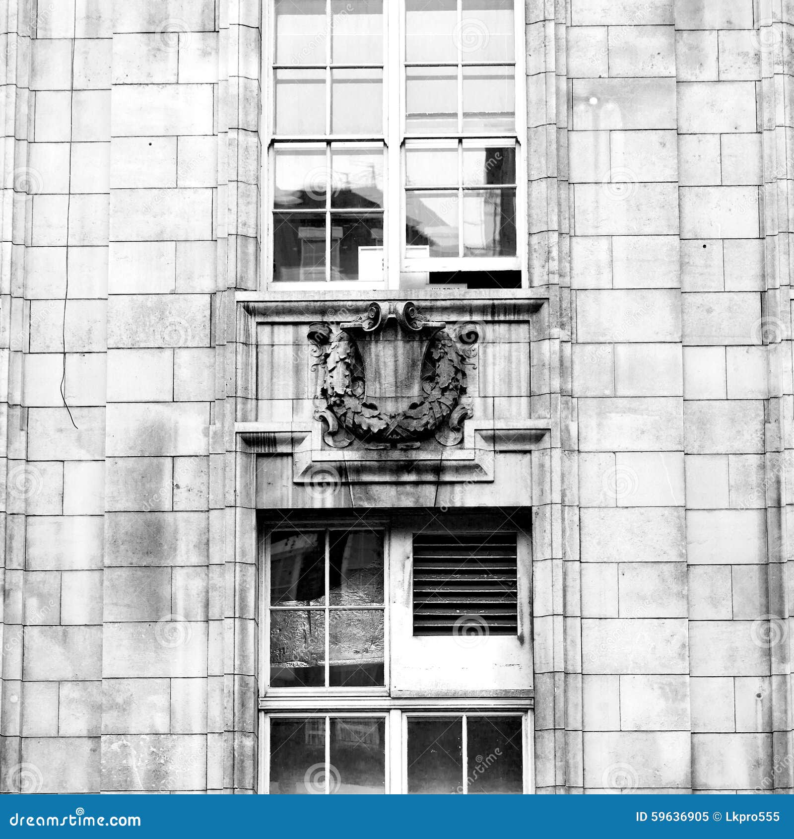 Old Windon in England London Brick and Glass the Wall Stock Image ...