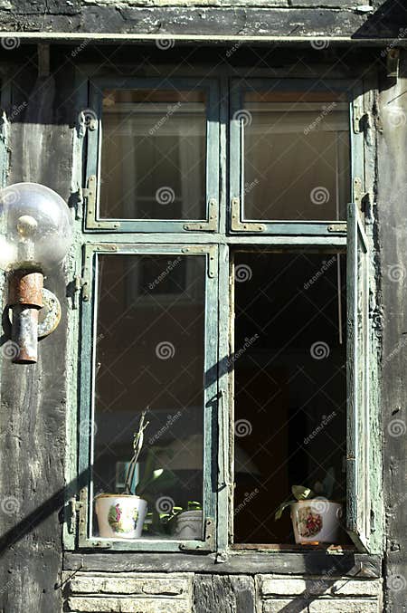 Old window stock image. Image of rotten, frame, living - 1607213