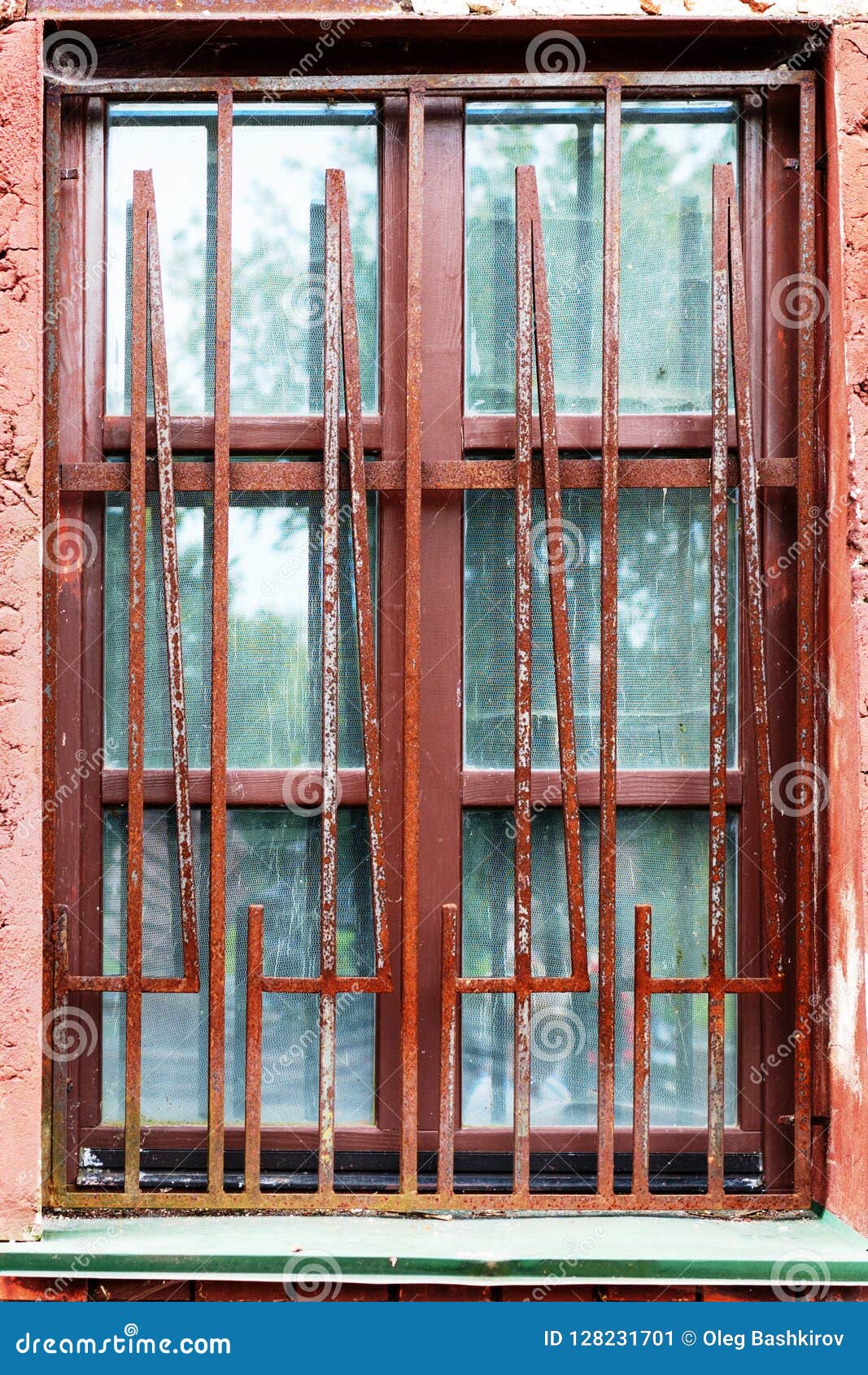 Old Window of an Abandoned House Stock Image - Image of damaged ...