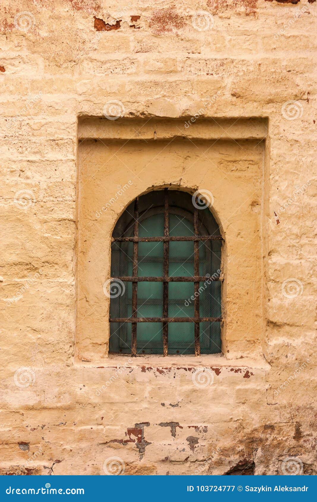 Old Window in an Ancient Monastery Wall Stock Image - Image of building ...