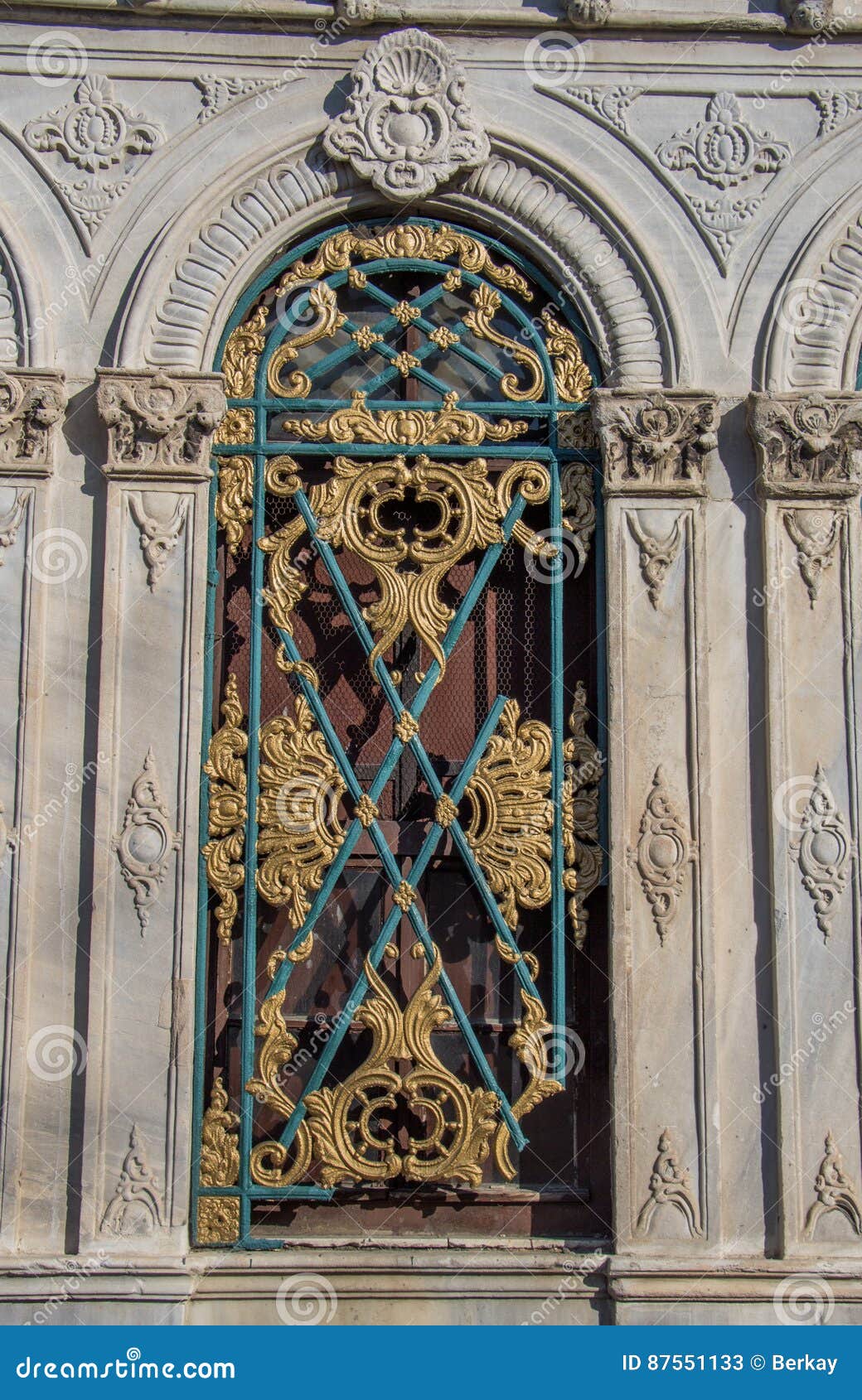 Old Window Architecture from the Ottoman Times Stock Image - Image of ...