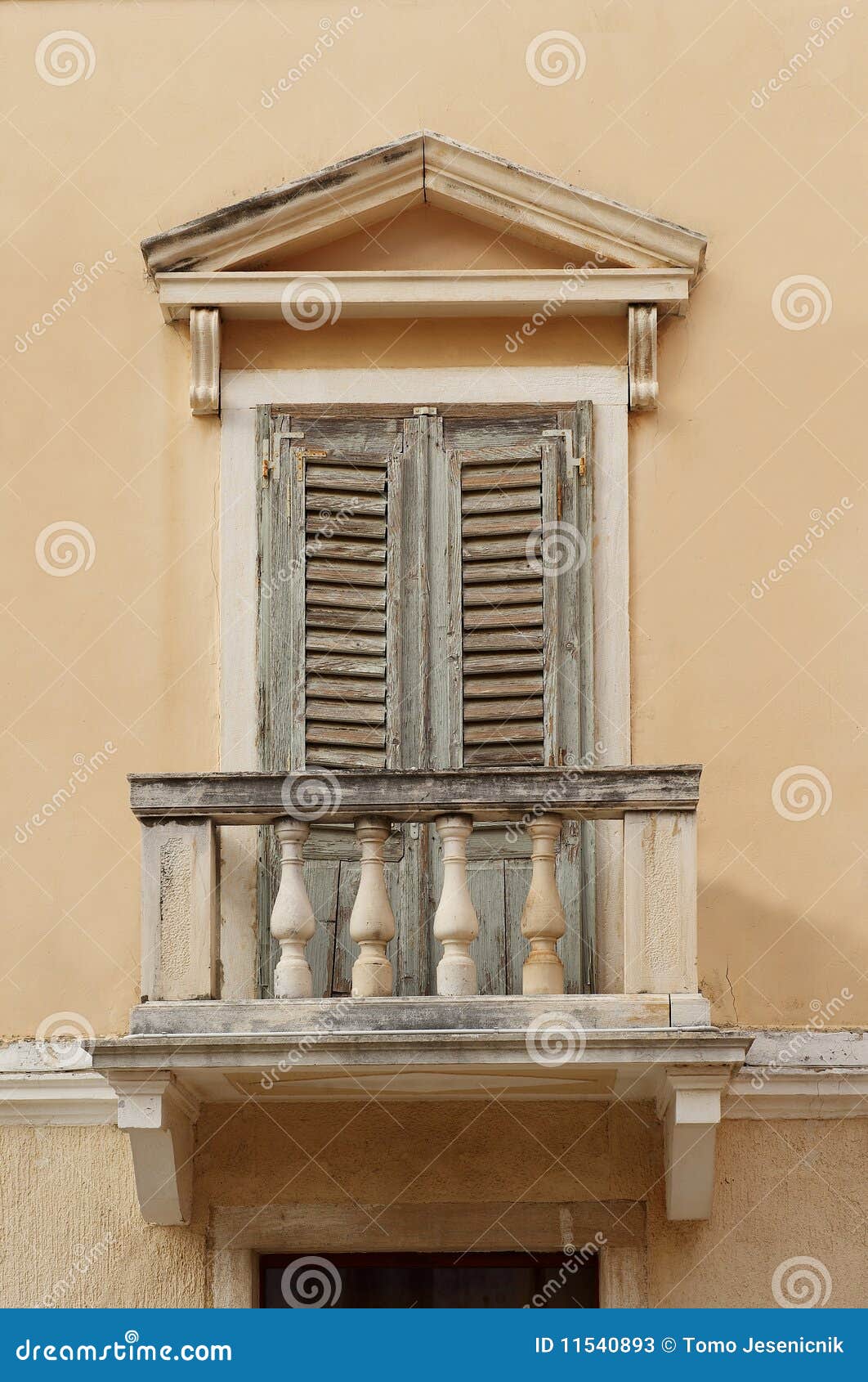 Old window balcony stock image. Image of house, window - 11540893