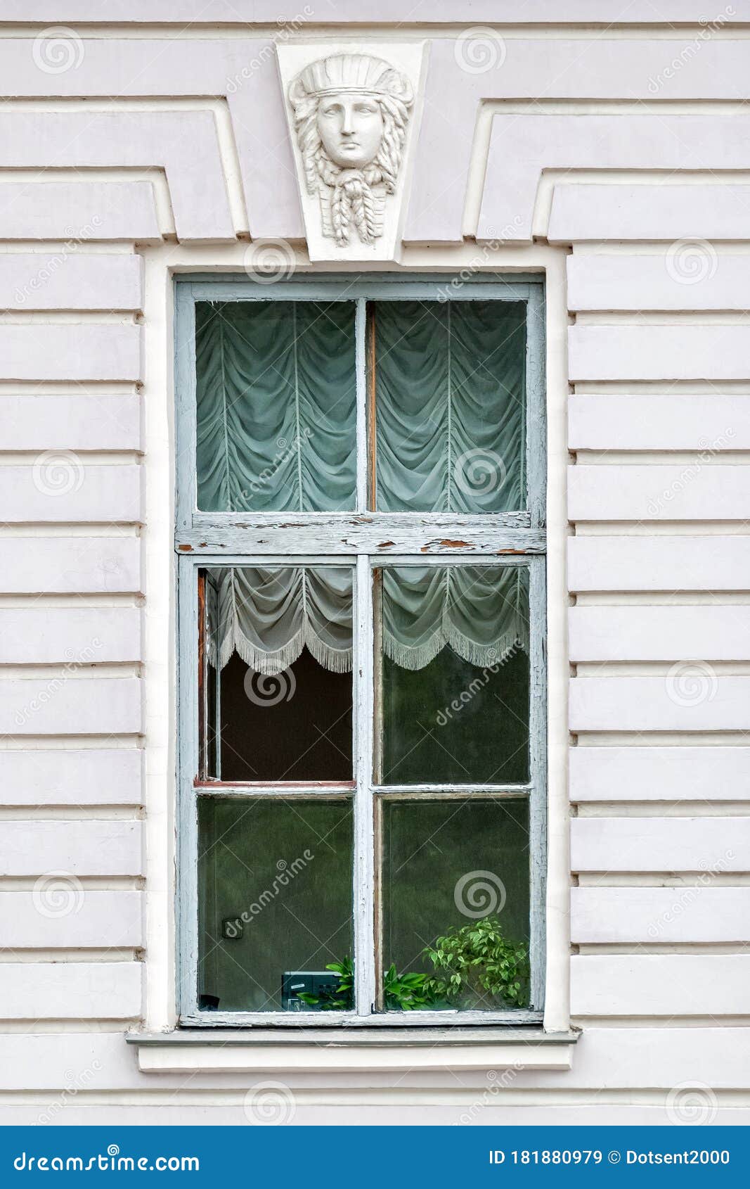 Old Window with a Bas-relief Stock Image - Image of facade, peeling ...