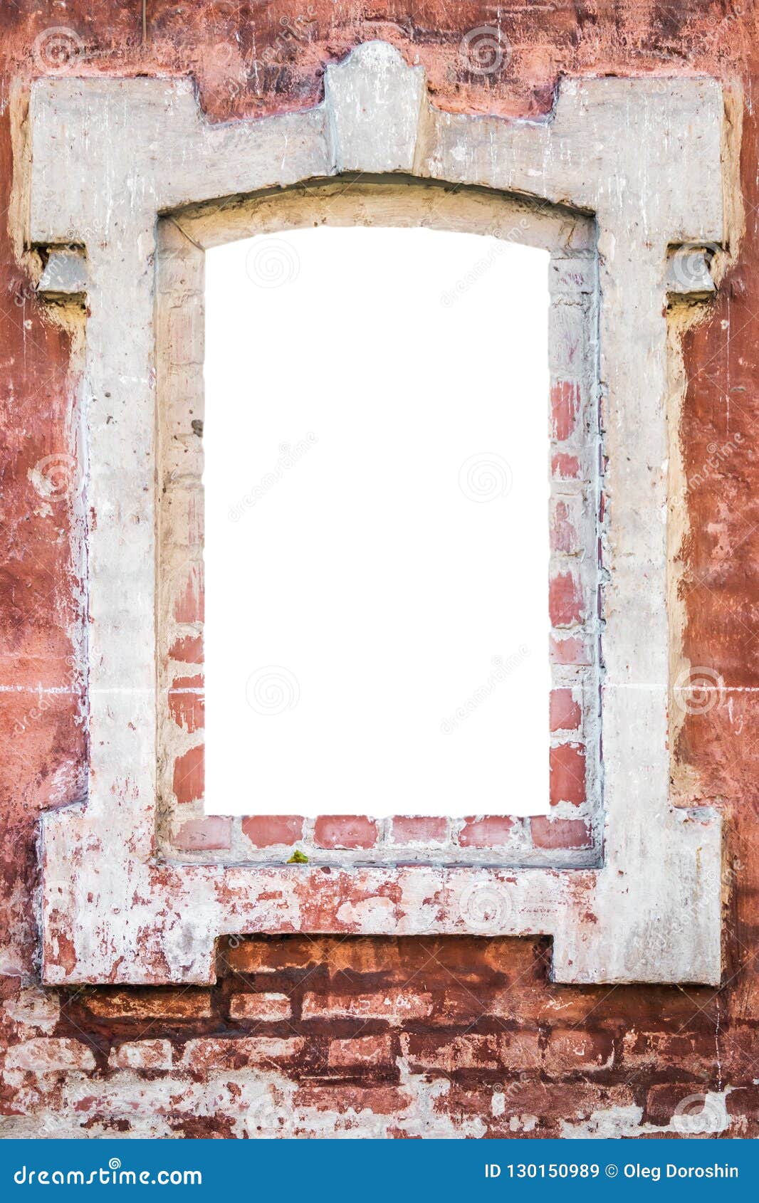 Old Window in a Brick House. Small Architectural Forms Stock Image ...