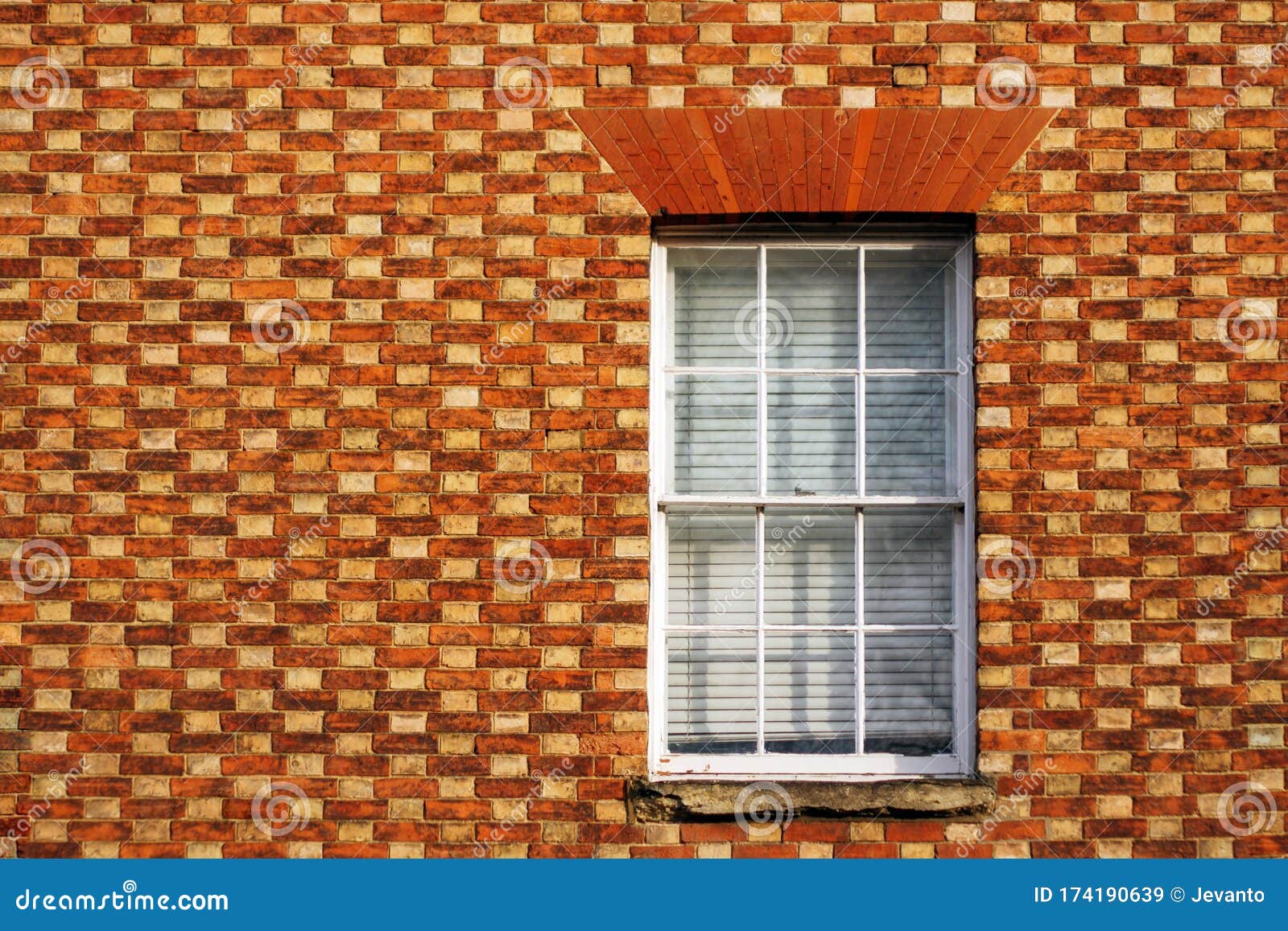Old Window on Brick Wall Building Texture in England Uk Stock Image ...