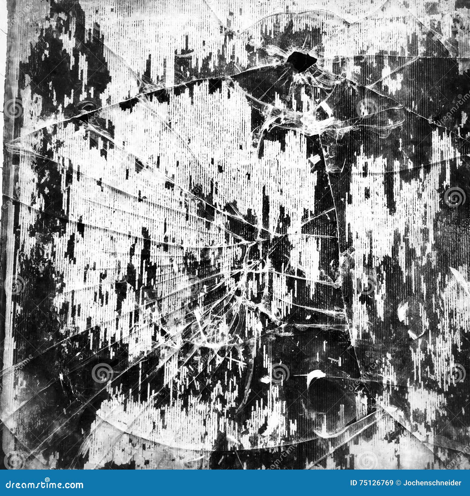 Old Window with Broken Glass Stock Image - Image of foxing, ancient ...