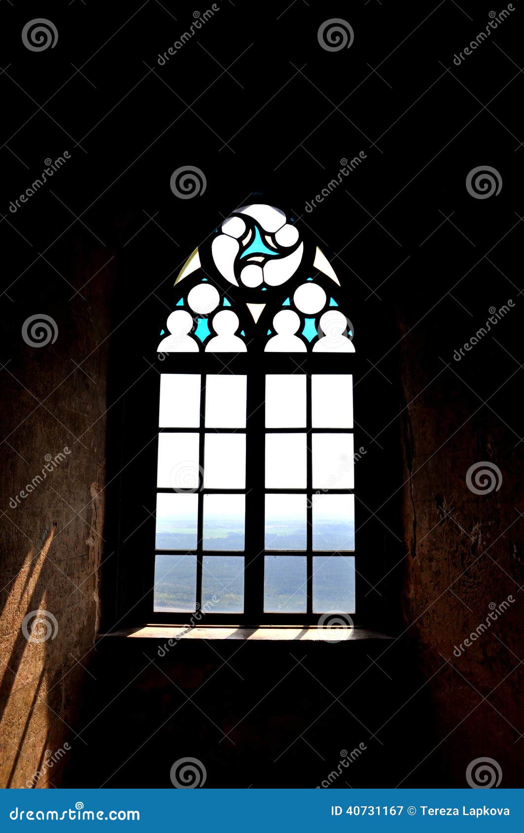 Old window in castle stock image. Image of czech, castle - 40731167