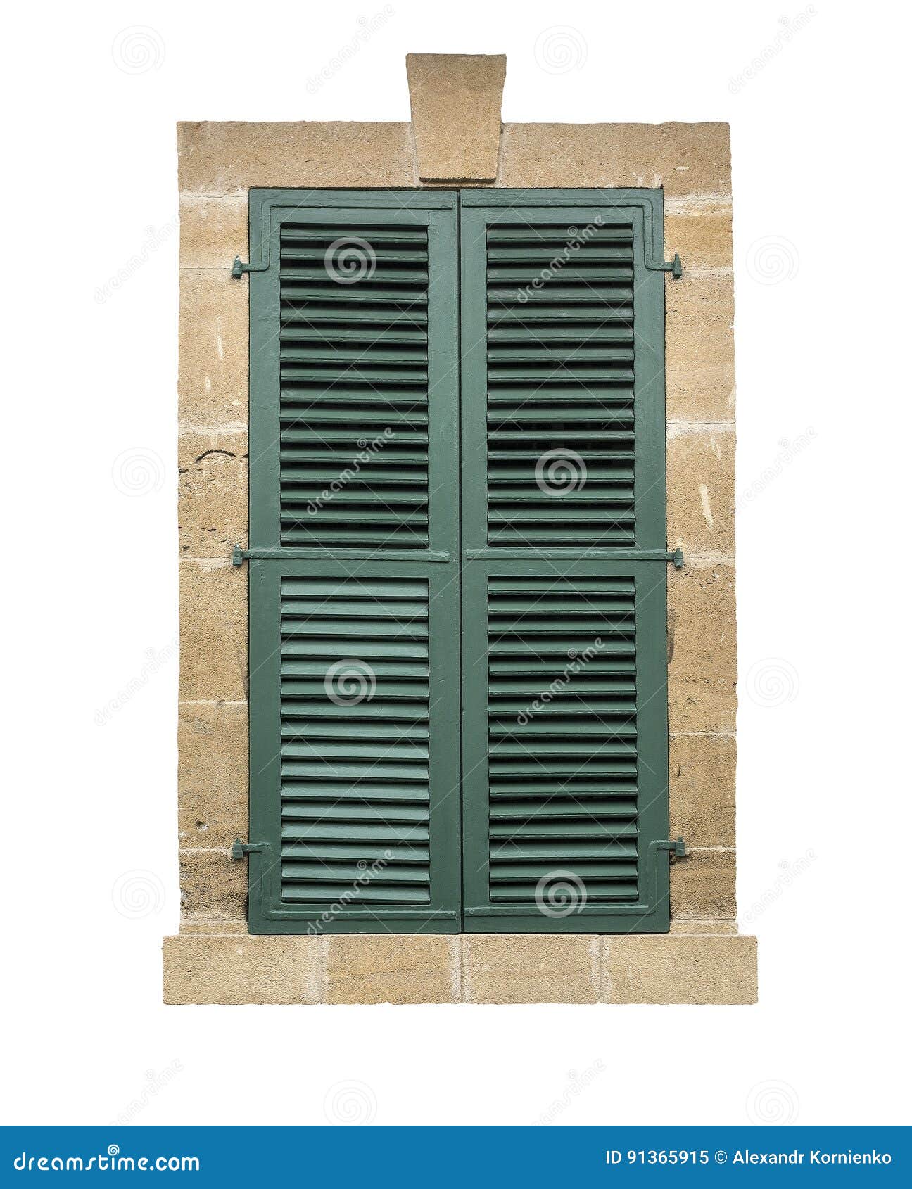 Old Window with Closed Shutters Stock Image - Image of view, texture ...
