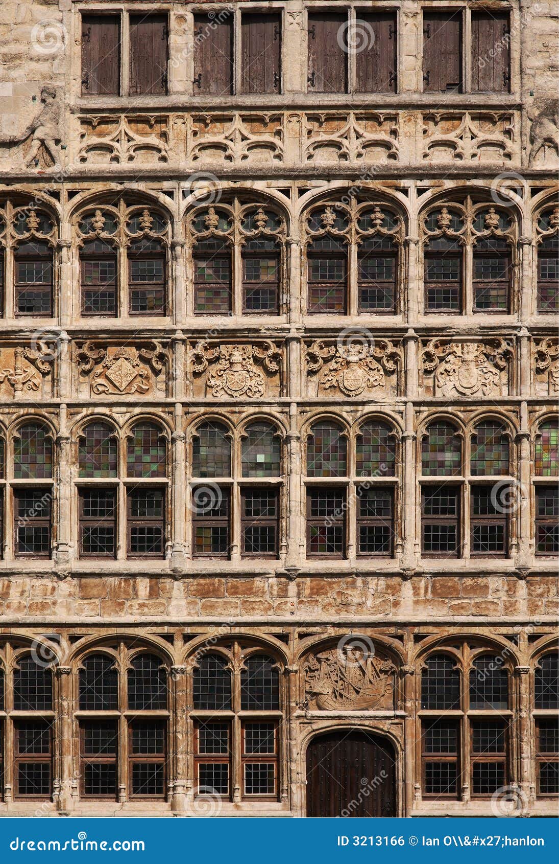 Old window detail stock photo. Image of tourist, medieval - 3213166