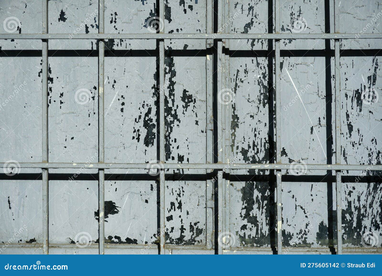 Old window grill - texture stock photo. Image of texture - 275605142