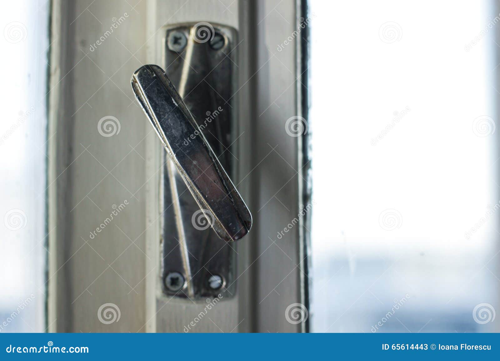 Old window handle stock image. Image of background, house - 65614443