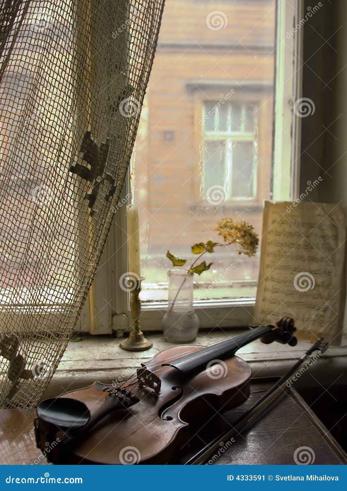 Old Window Old Violin Stock Photos - Free & Royalty-Free Stock Photos ...