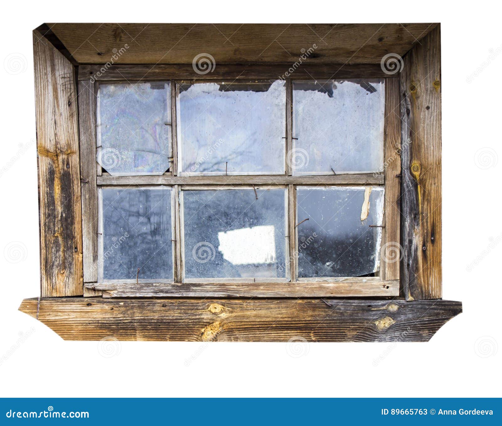 Old window stock image. Image of isolated, window, interior - 89665763