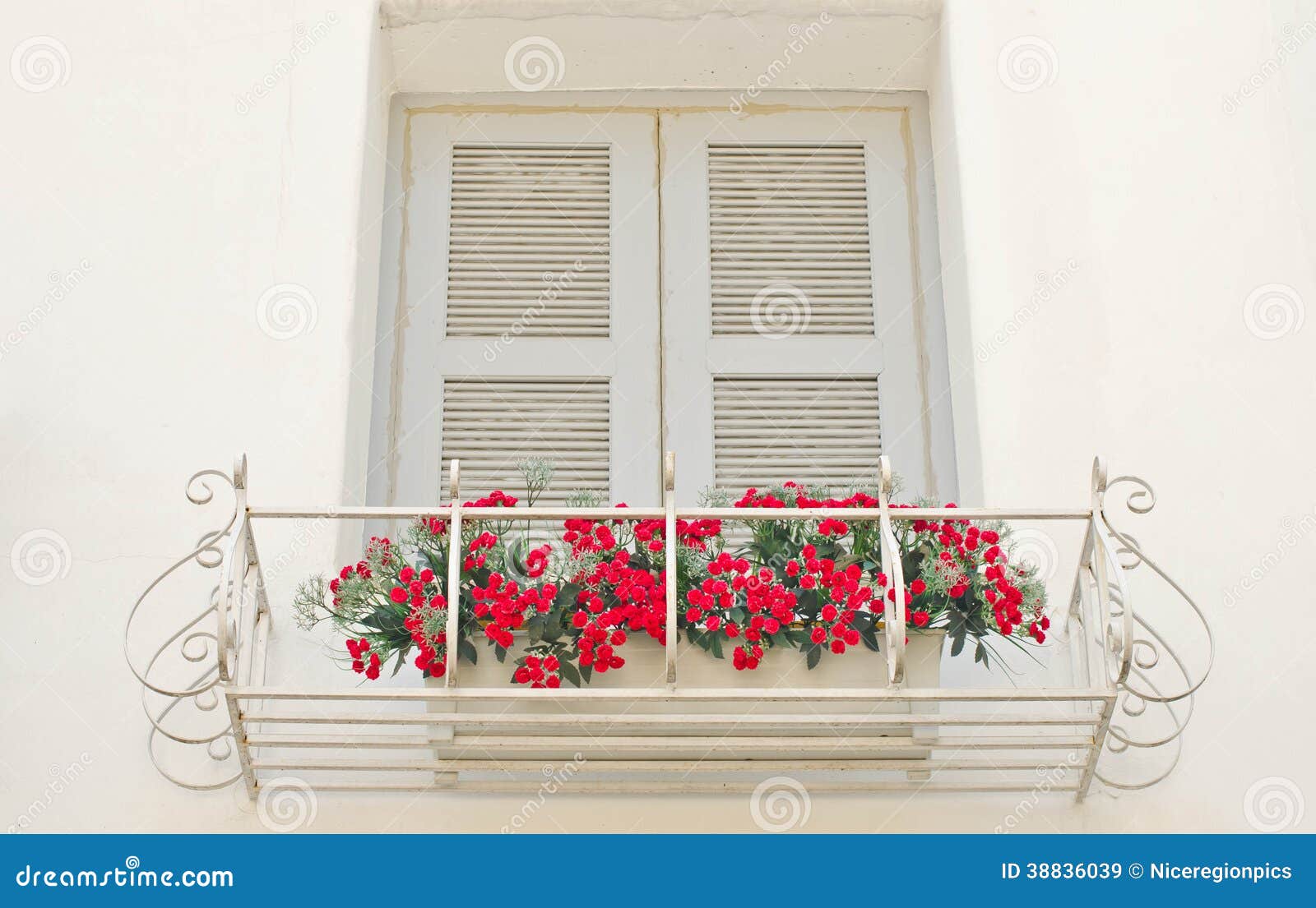 Old window with red roses. stock image. Image of exterior - 38836039