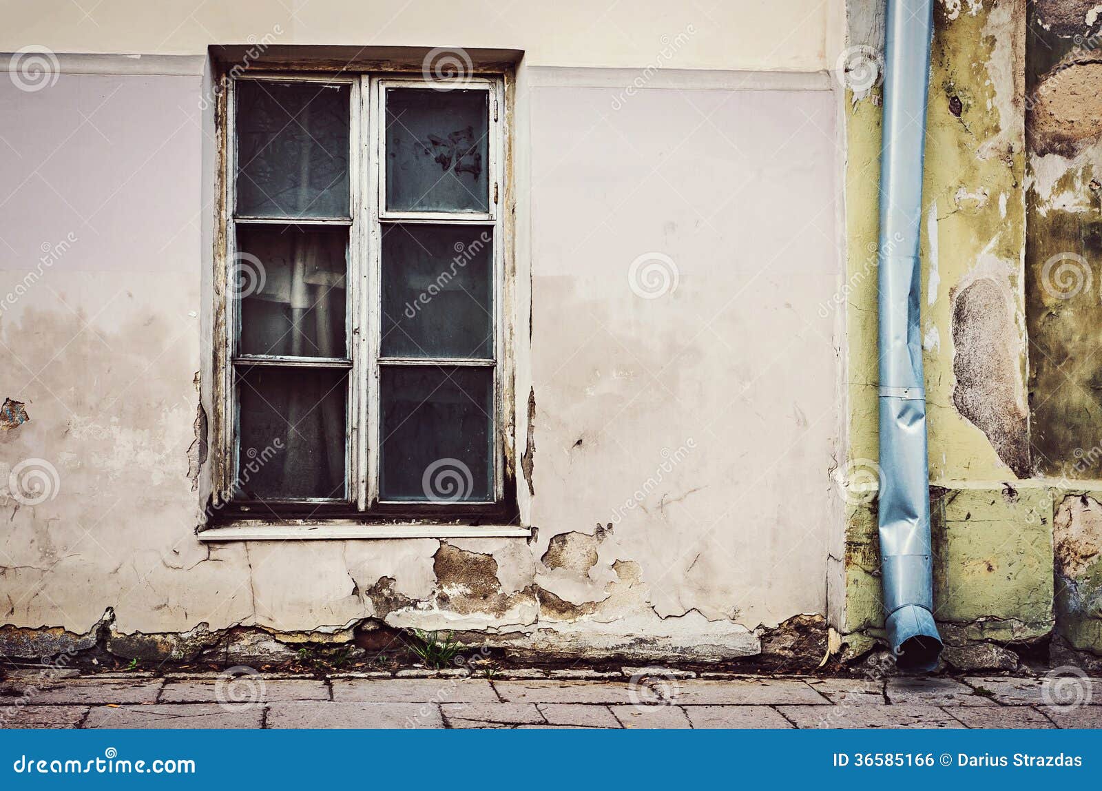Old window wall stock photo. Image of house, window, worn - 36585166