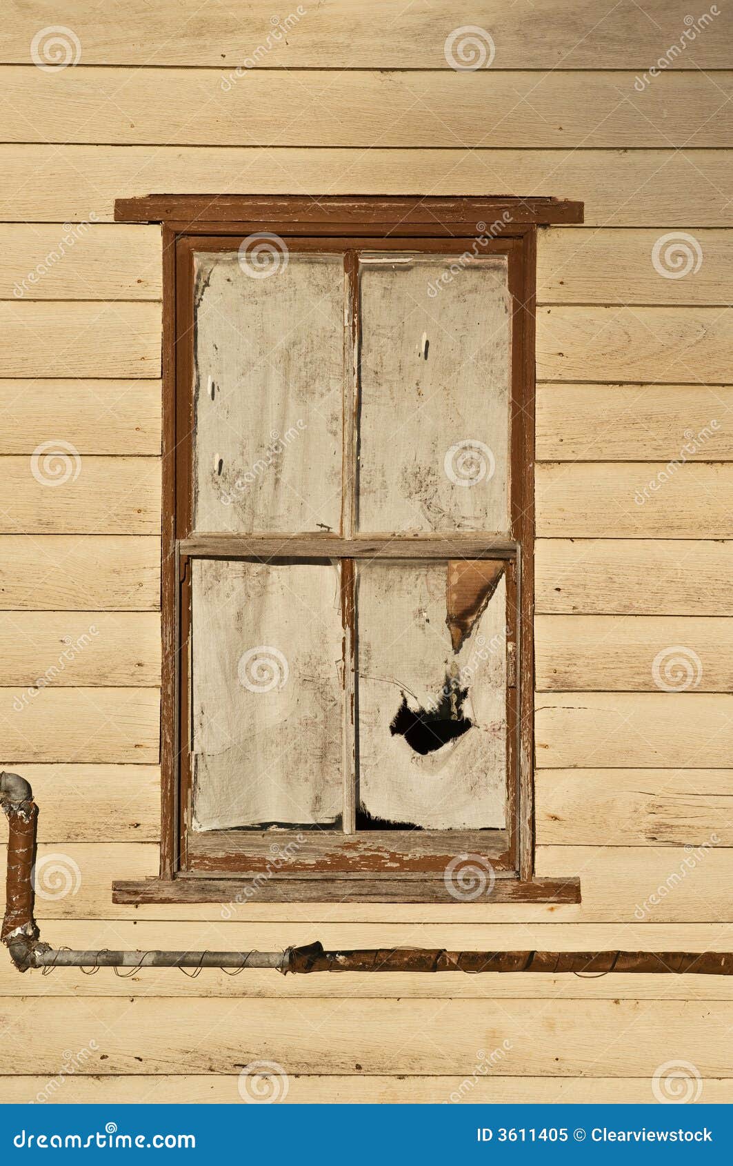 Old window in wooden cabin stock image. Image of weathered - 3611405