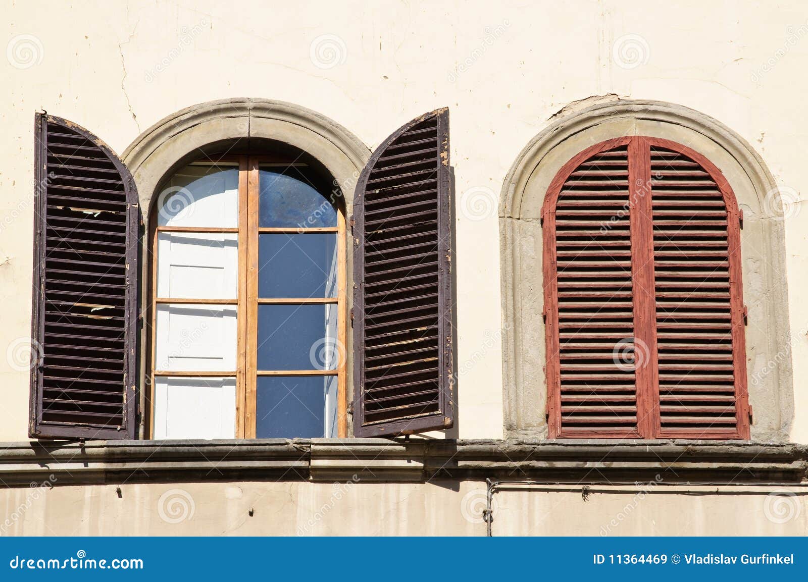 Old windows stock image. Image of element, architecture - 11364469