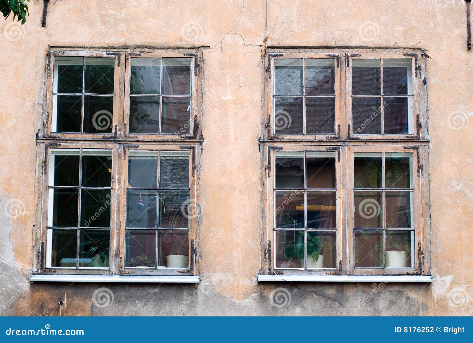 Old Windows stock photo. Image of building, facade, restore - 8176252