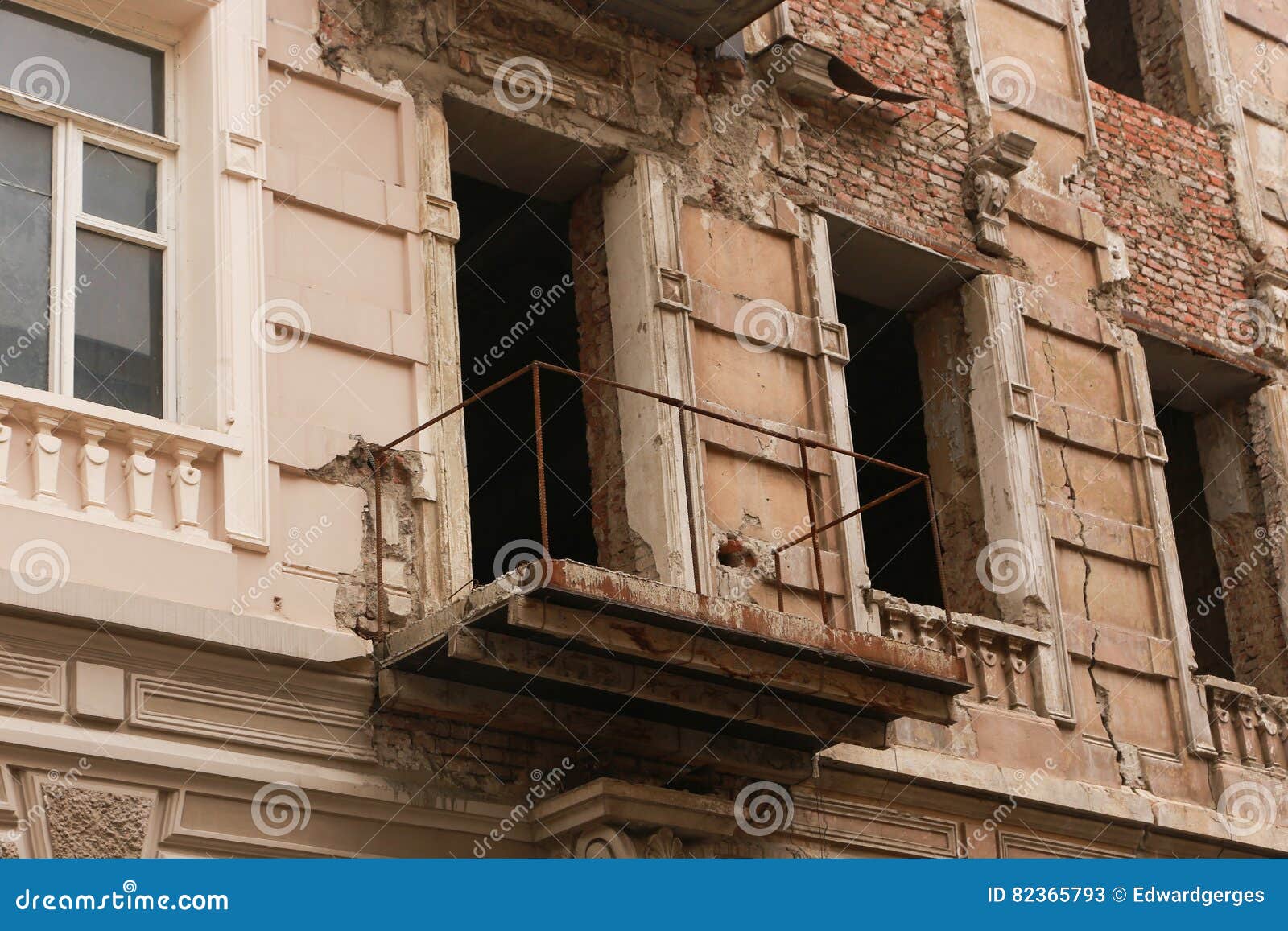Old Windows stock image. Image of deserted, structure - 82365793