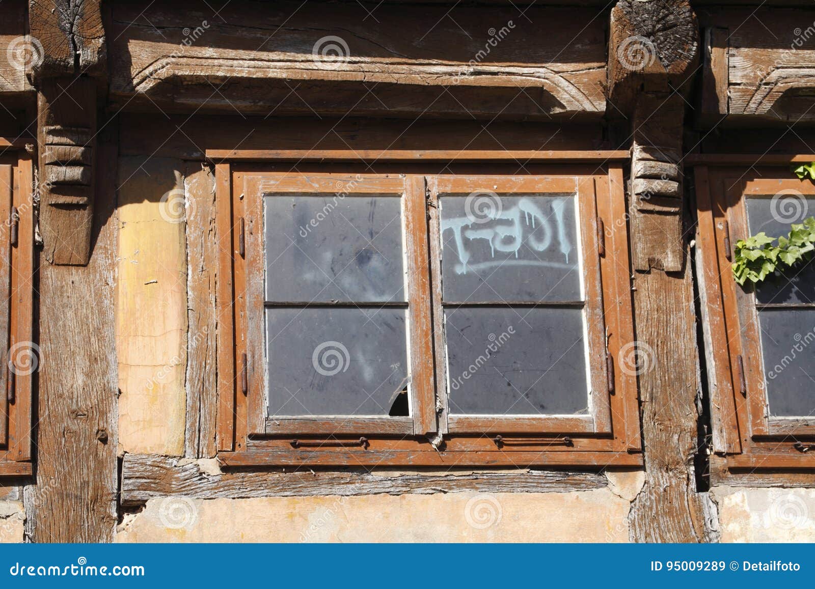Old windows stock image. Image of wood, broken, windows - 95009289