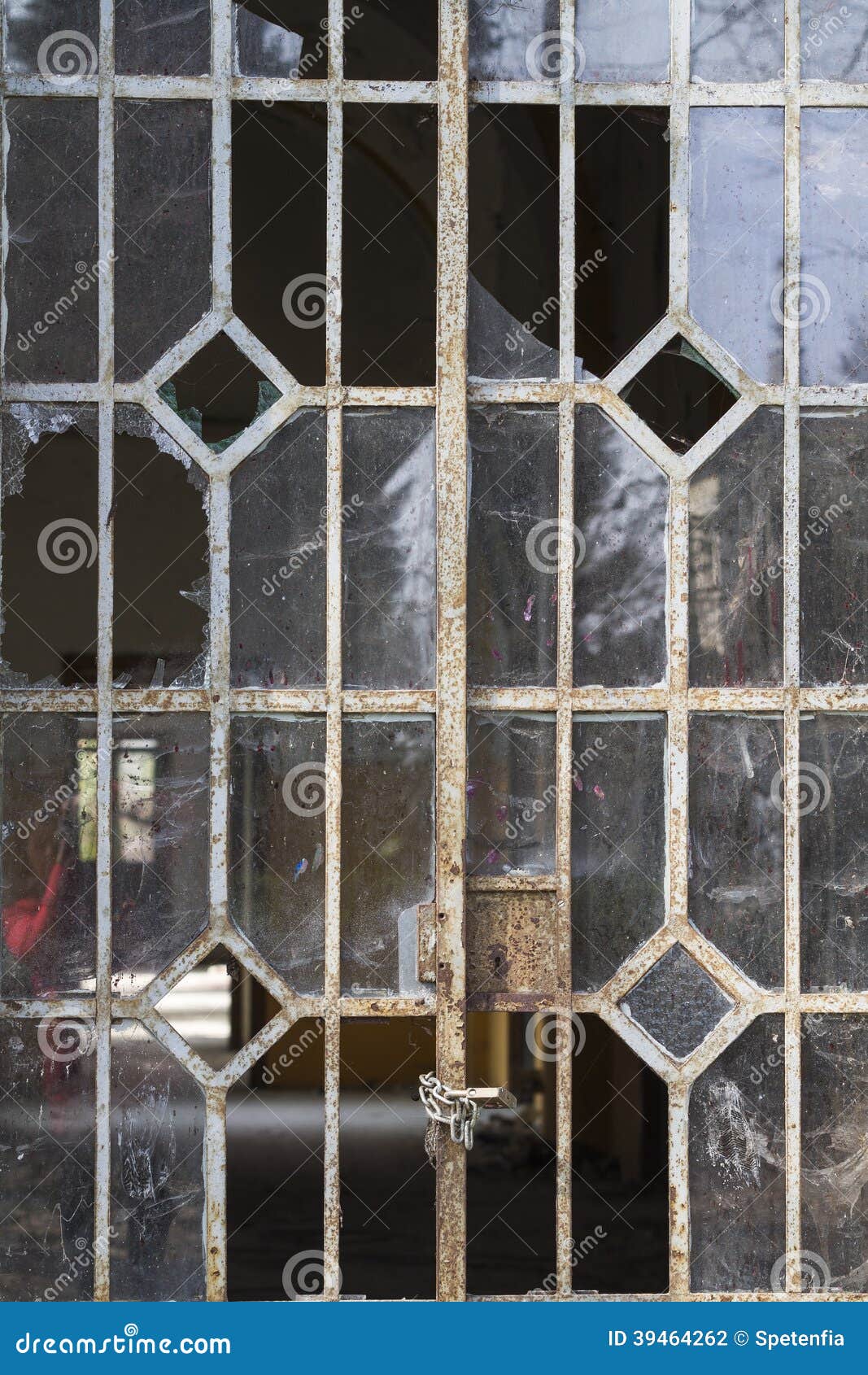 Old windows in iron stock photo. Image of iron, steel - 39464262