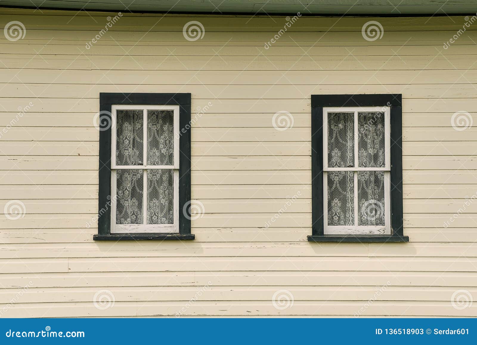 An old windows stock image. Image of windows, wooden - 136518903