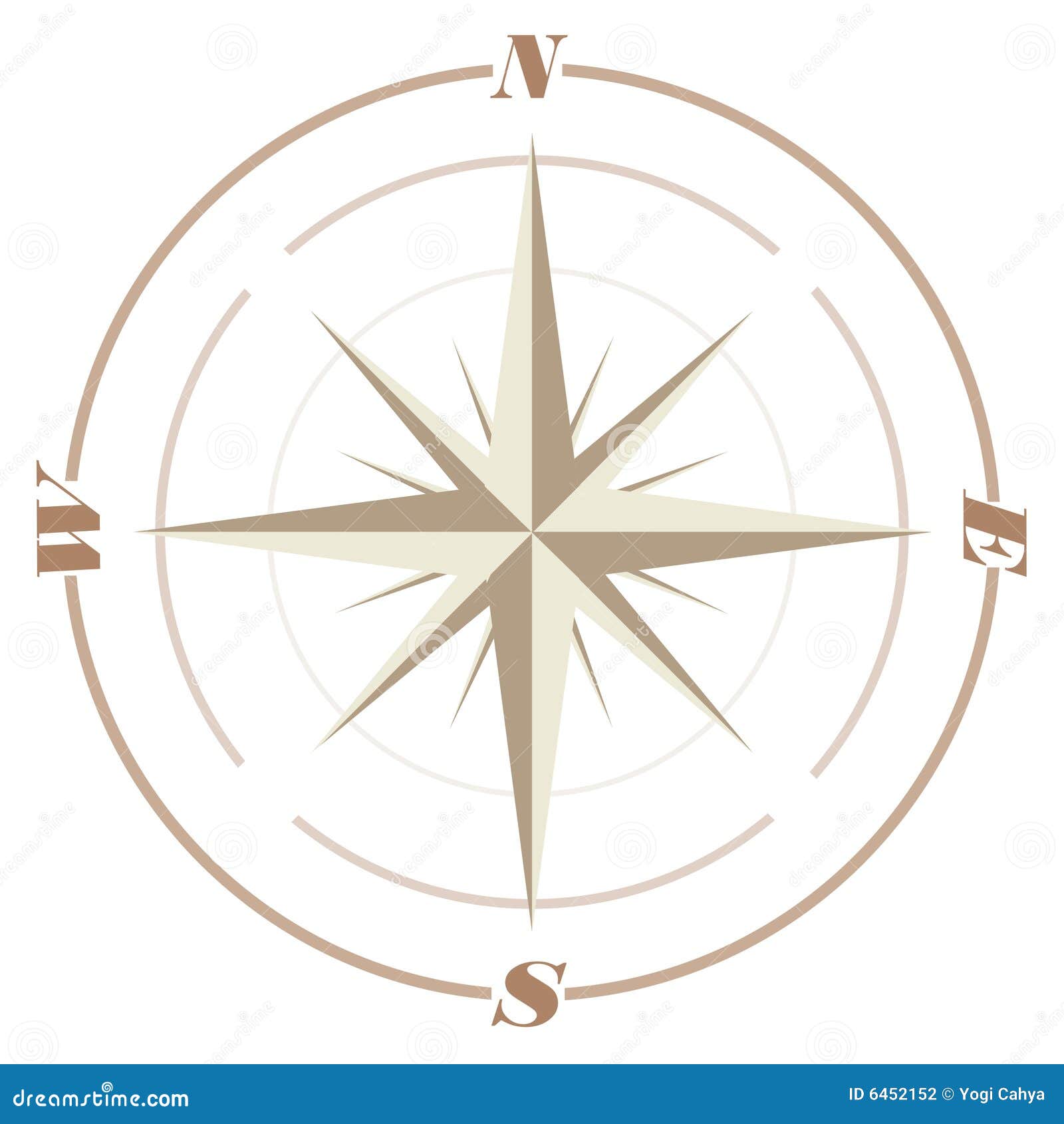 Old Windrose stock illustration. Illustration of magnetic - 6452152