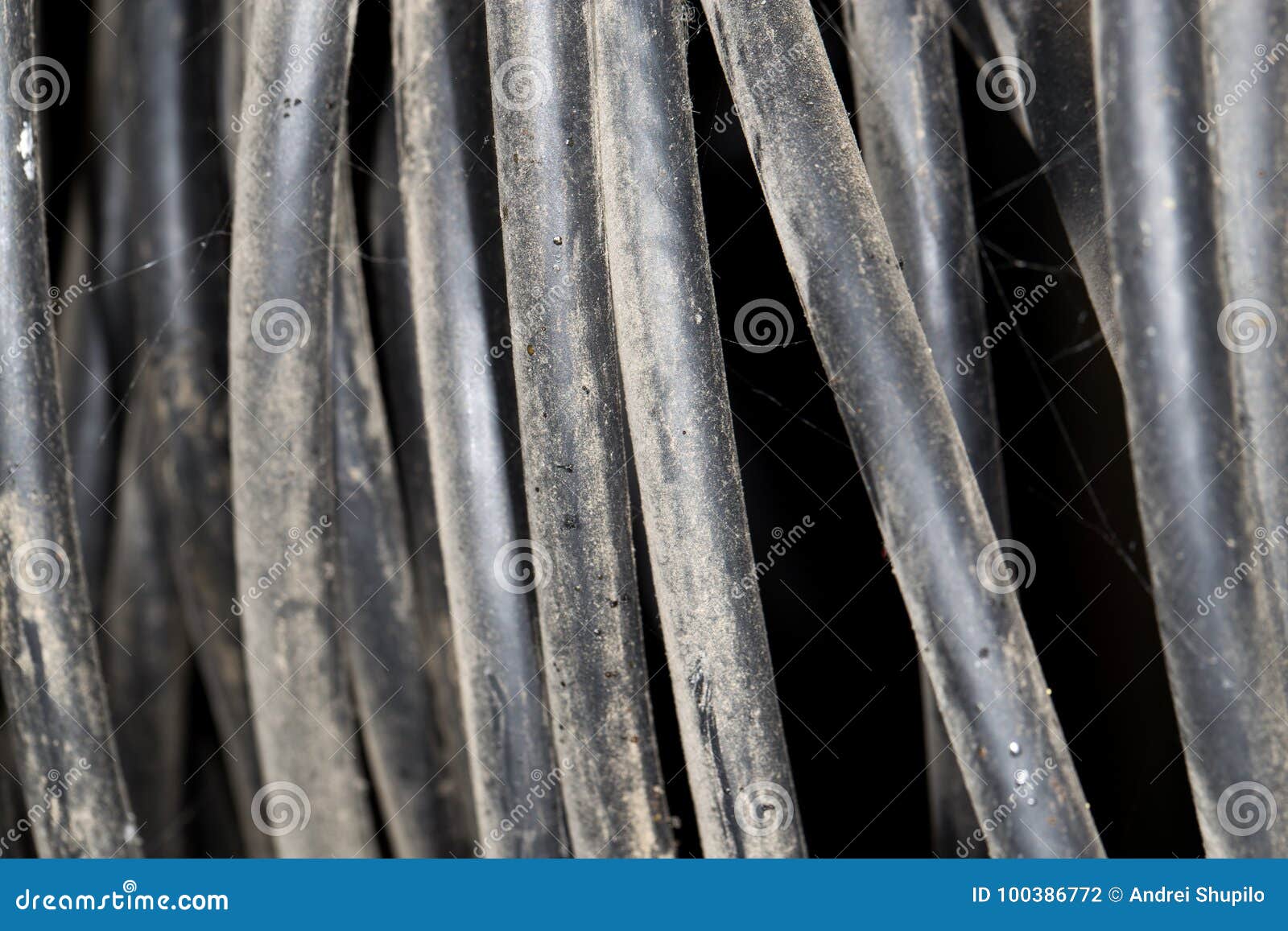 Old Wire As a Backdrop. Close-up Stock Photo - Image of lifting ...