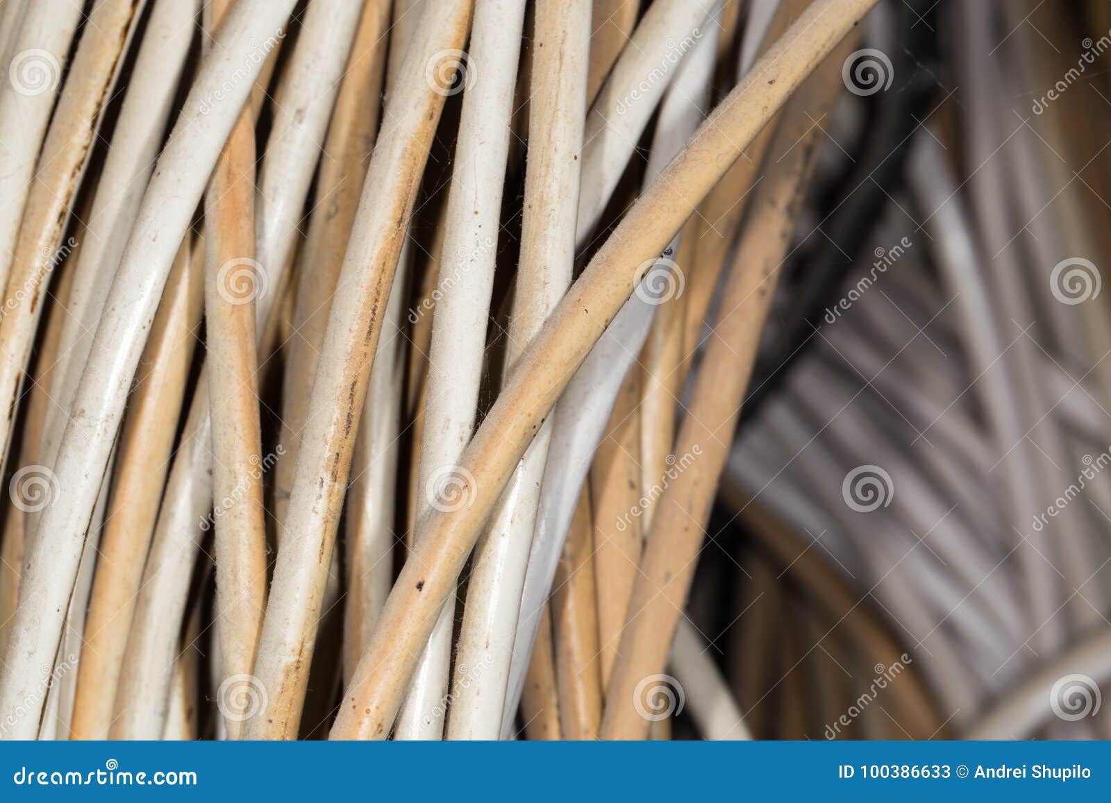 Old Wire As a Backdrop. Close-up Stock Image - Image of close, metal ...