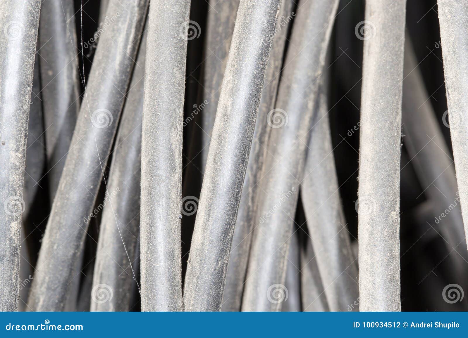 Old Wire As a Backdrop. Close-up Stock Photo - Image of duty, orange ...