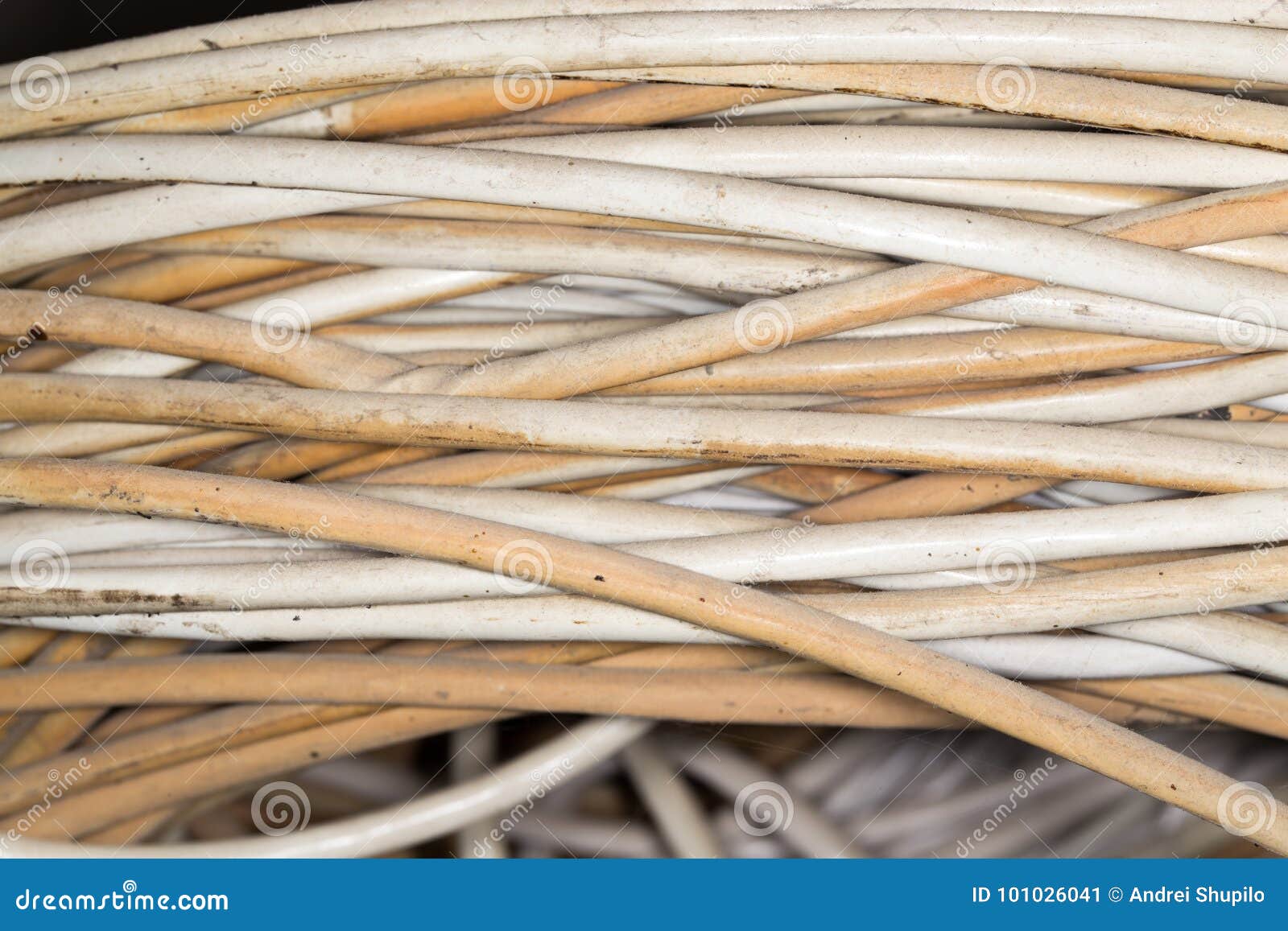Old Wire As a Backdrop. Close-up Stock Image - Image of closeup, detail ...