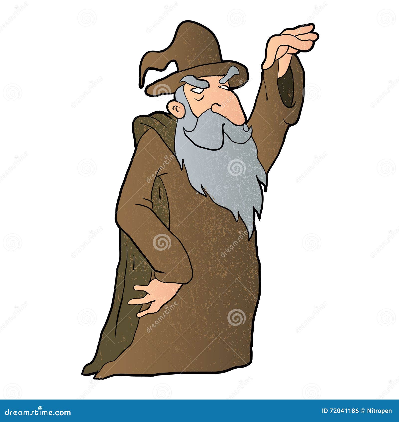 Old Wizard cartoon stock vector. Illustration of sparkling - 72041186