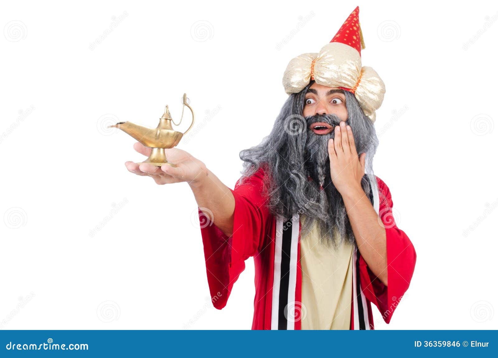 Old wizard with lamp stock photo. Image of human, enchanter - 36359846