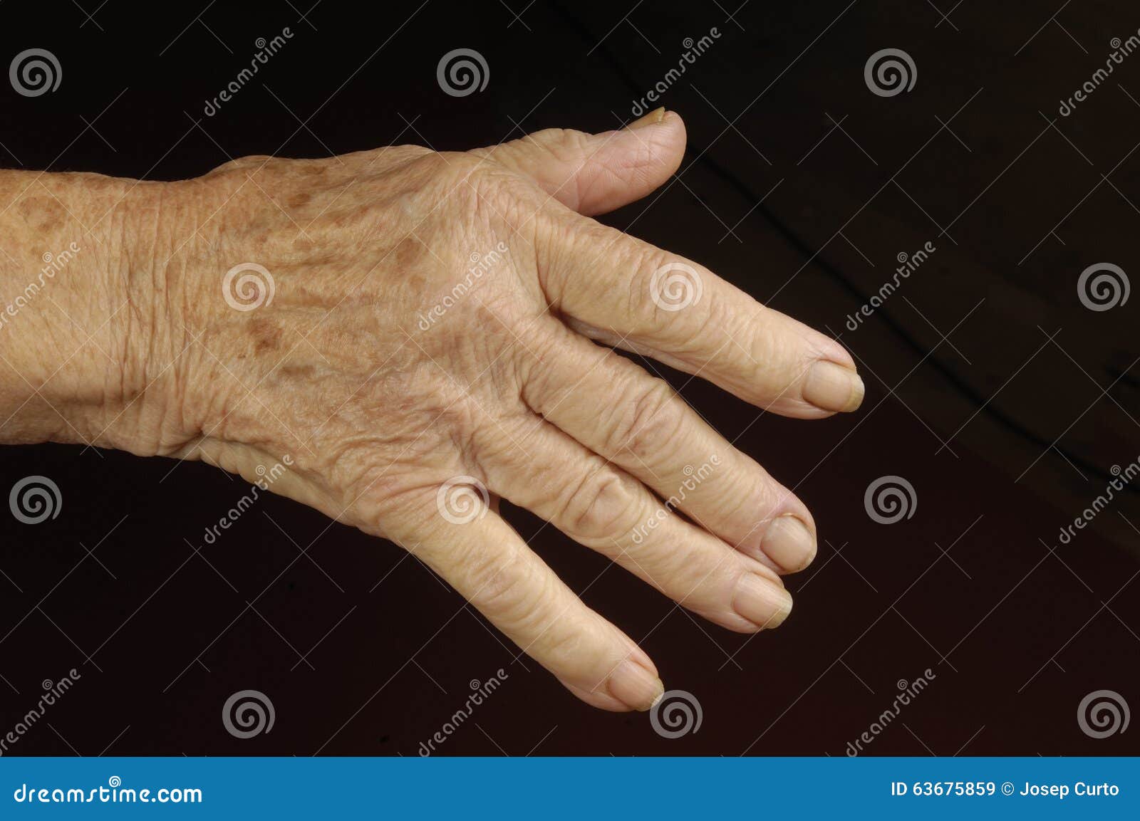 Old woman hand stock image. Image of senior, hands, serene - 63675859