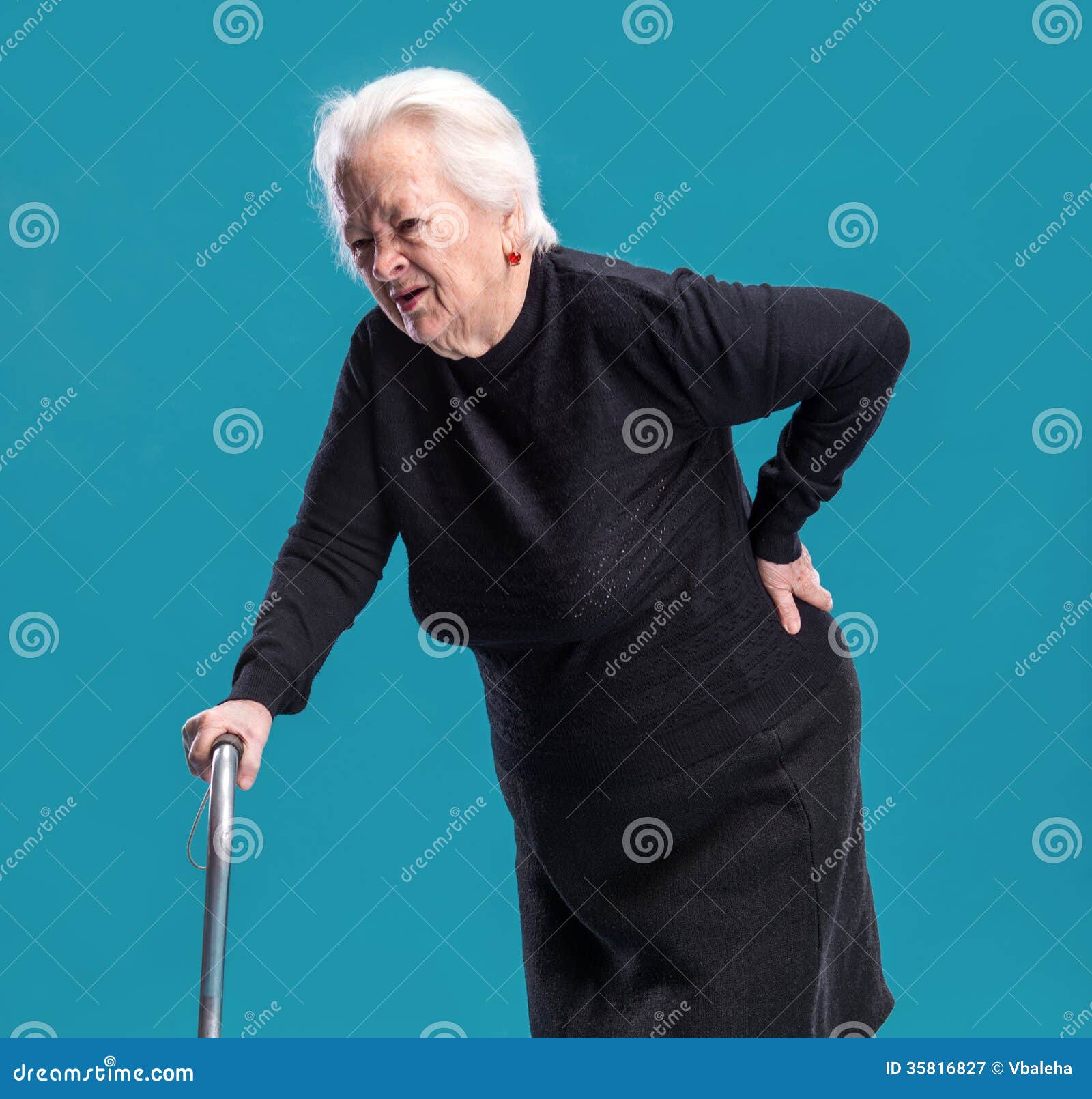 Old woman stock image. Image of healthcare, unhealthy - 35816827