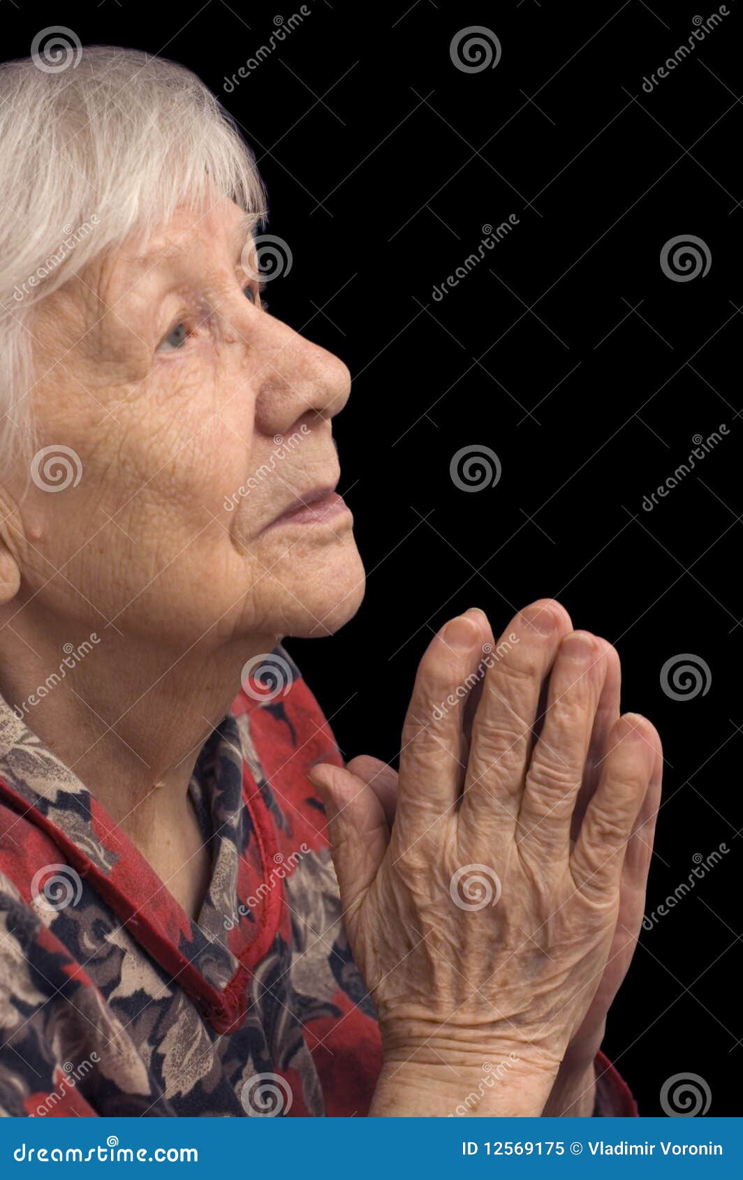 Old woman prays stock image. Image of face, pray, prayer - 12569175