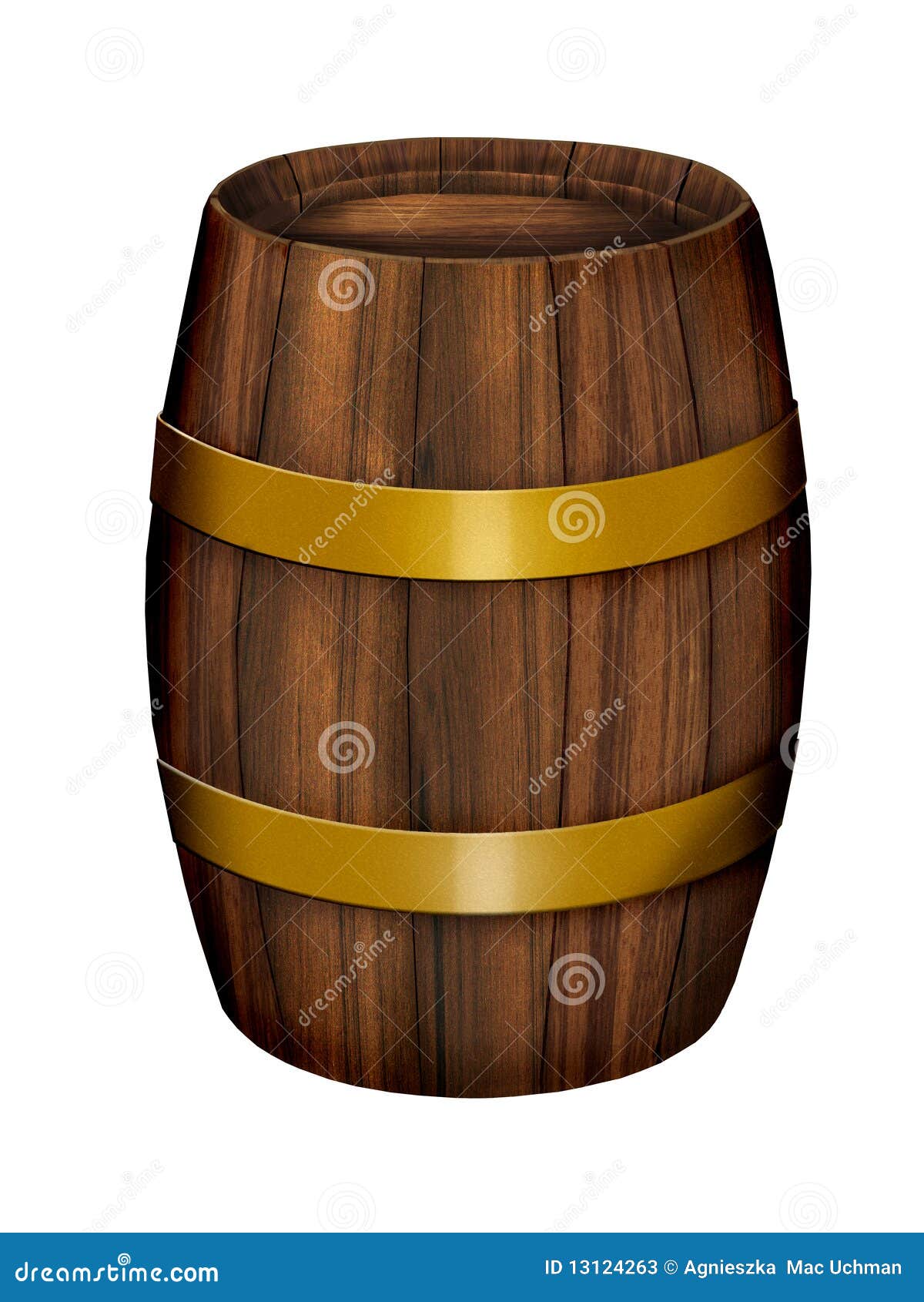 Wood Barrel Generated Seamless Hires Texture Stock Image ...