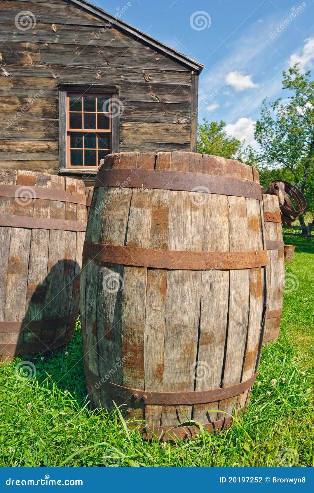 Old Wood Barrel stock photo. Image of historical, vintage - 20197252