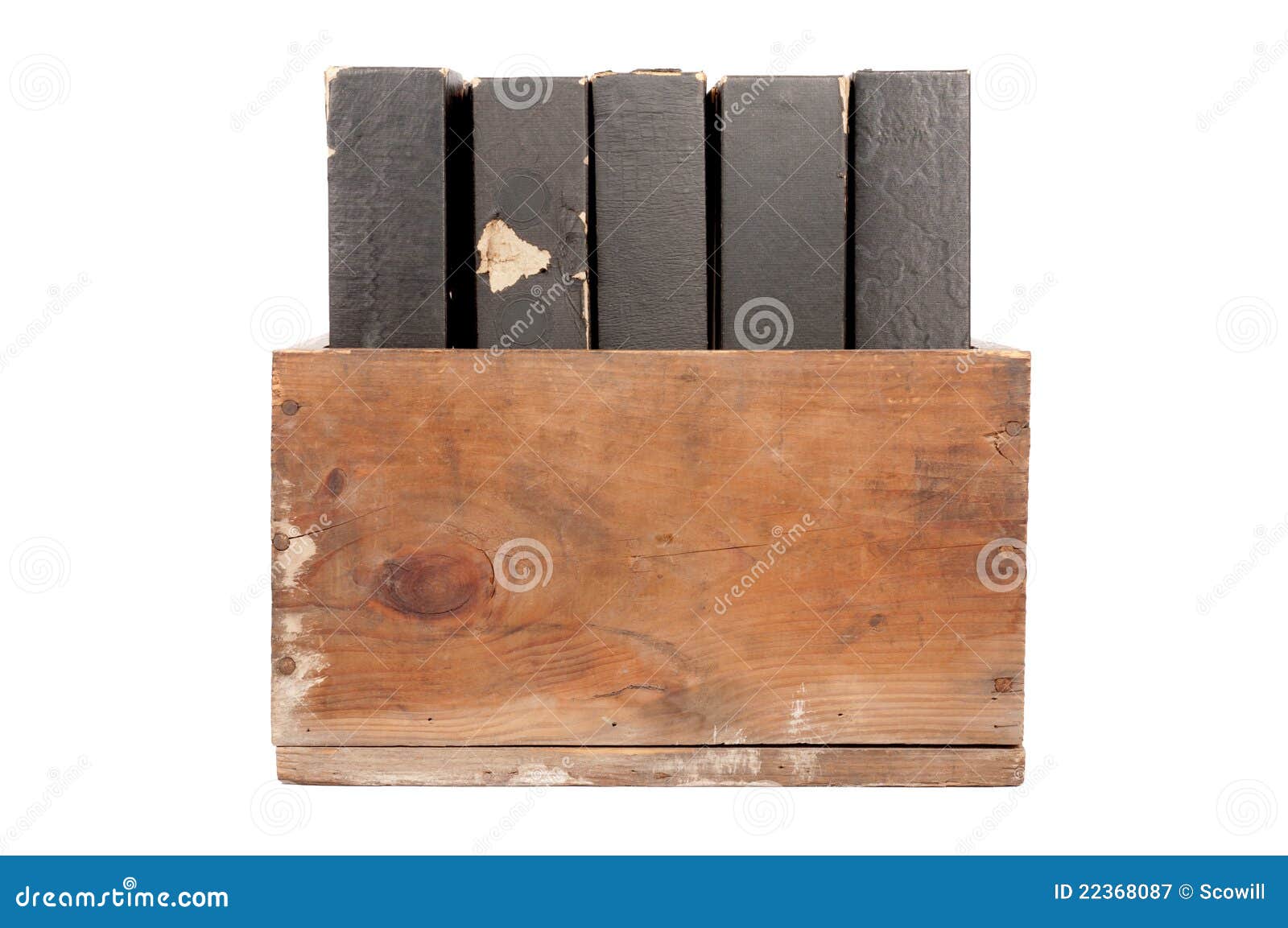Old Wood Box with Player Piano Rolls Stock Image - Image of wood ...