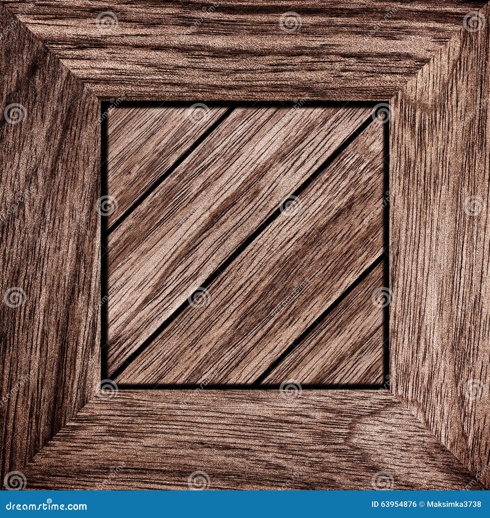 Old wood box top view stock photo. Image of hardwood - 63954876