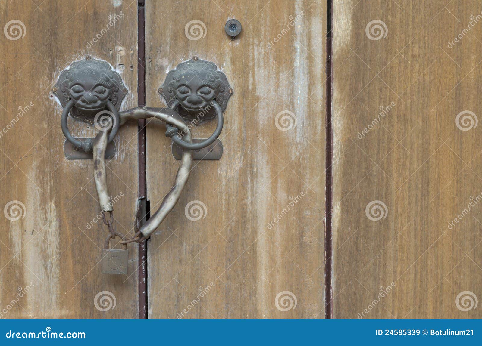 Old wood door lock stock image. Image of master, lock - 24585339