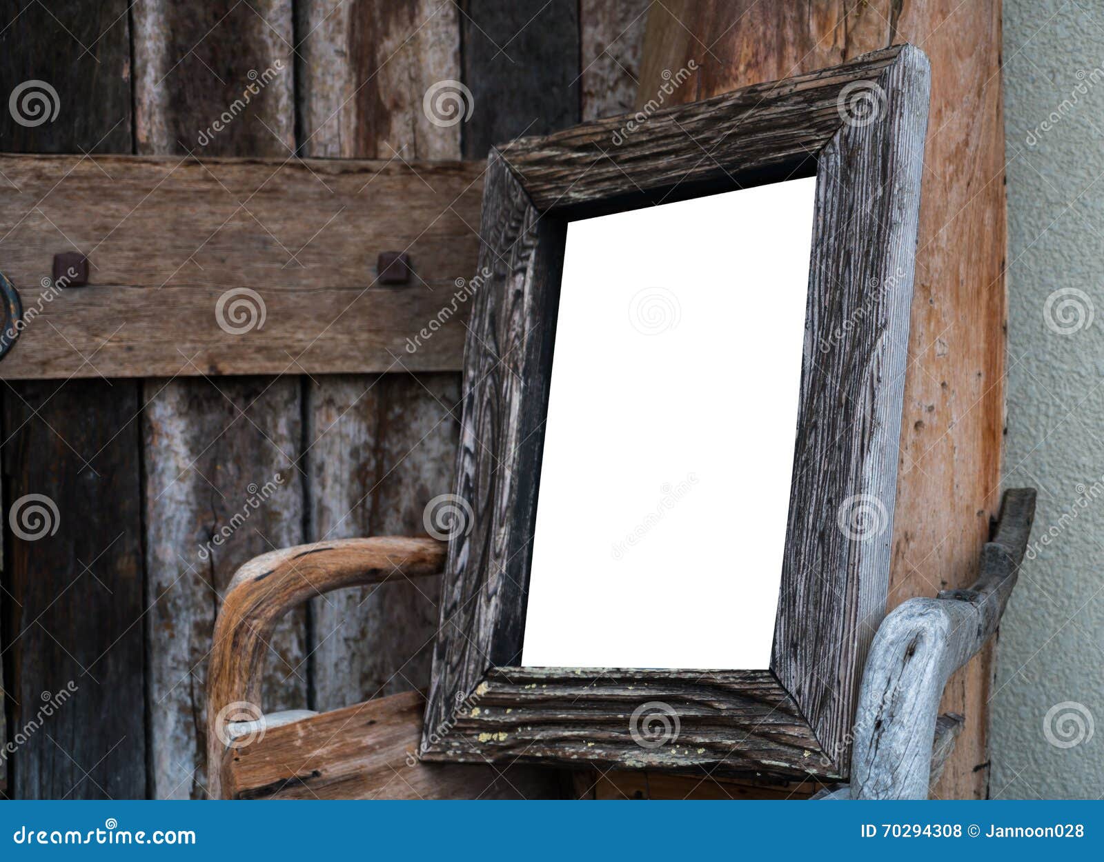 Old wood frame. stock photo. Image of rectangle, timber - 70294308