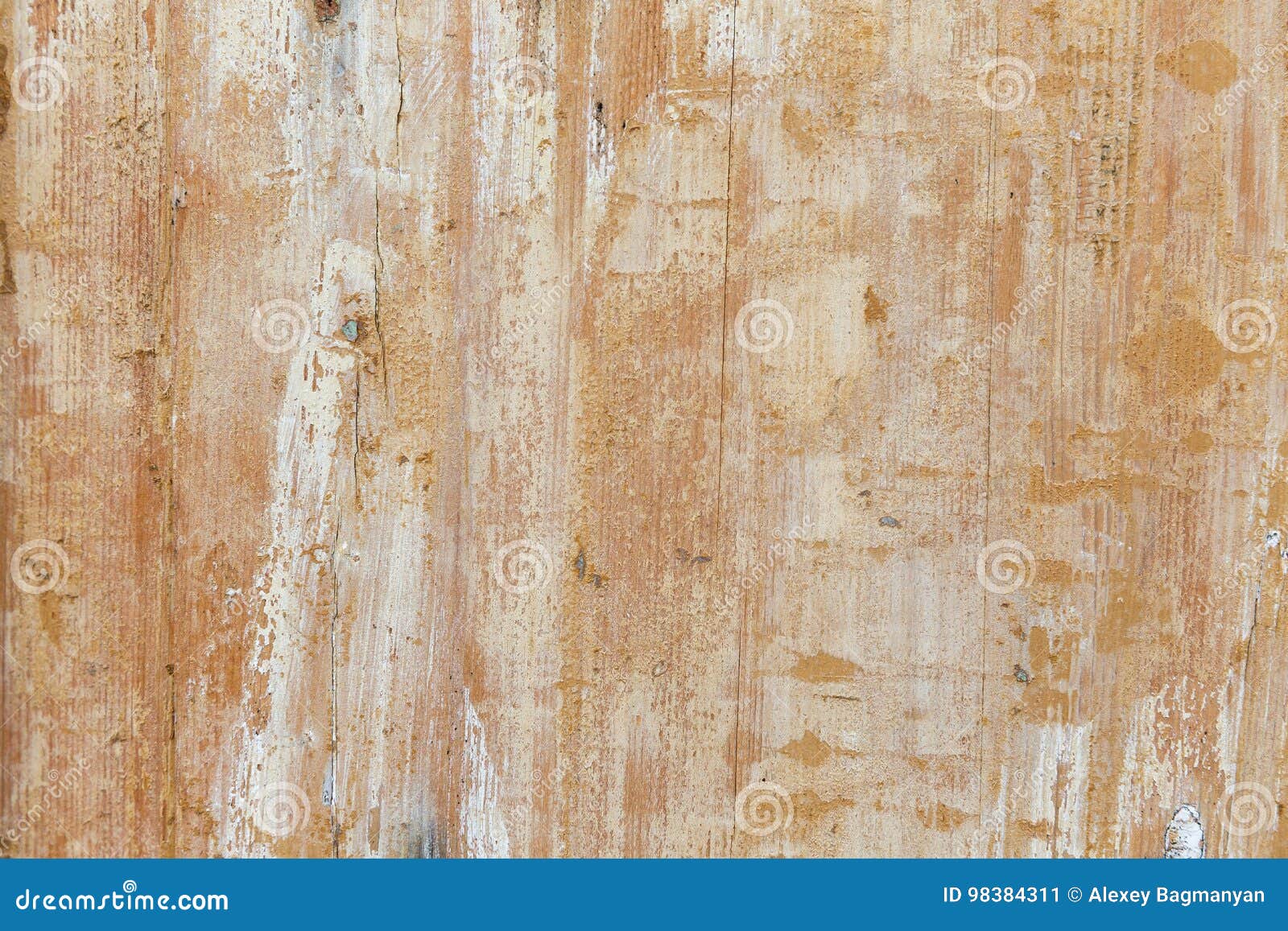 Old Wood Horizontal Texture Background with Peeling Paint Stock Image ...